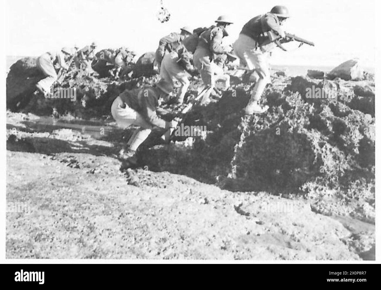 Troops emerge hi-res stock photography and images - Alamy