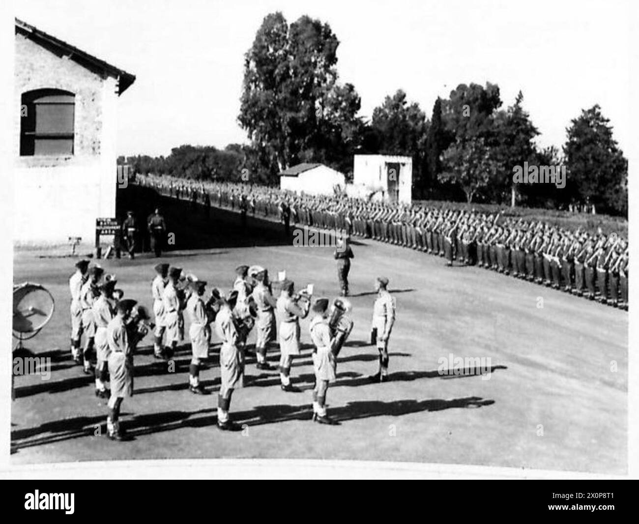 NORTH AFRICARASC CEREMONIAL MARCH PAST - The parade stands smartly to ...