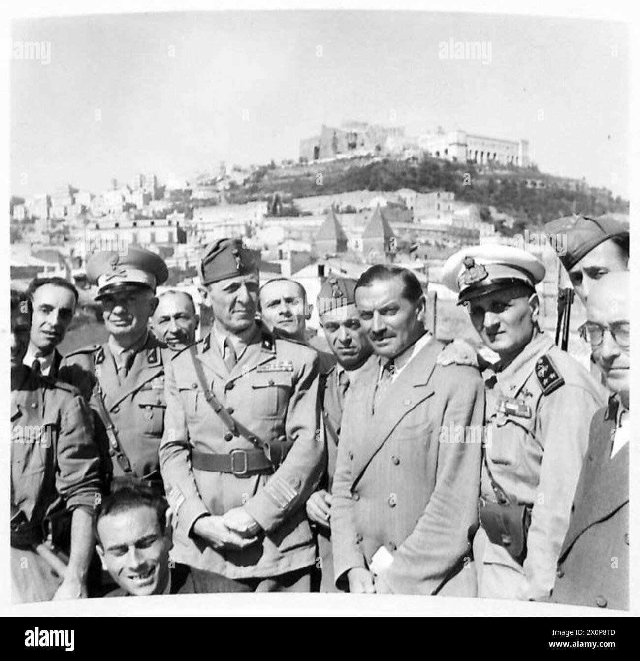 INVASION OF ITALY : FIFTH ARMY - Italian staff officers who were in the ...