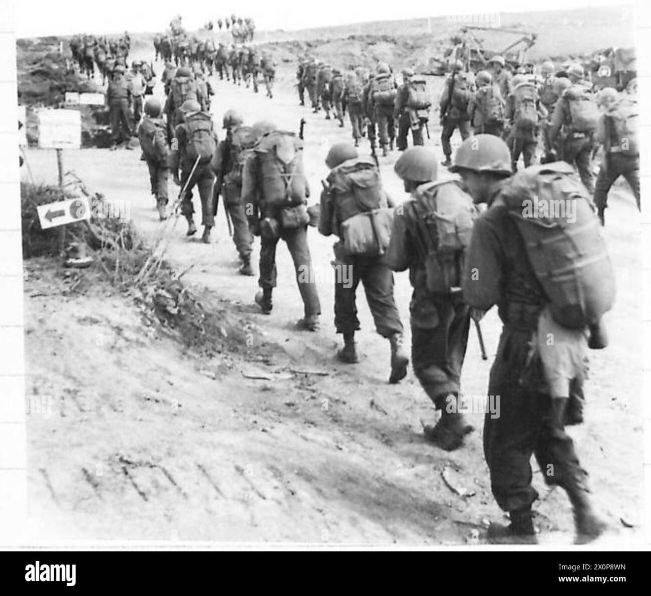 American infantrymen Black and White Stock Photos & Images - Alamy