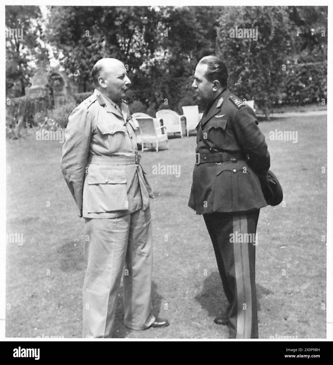 Brigadier general of the british army Black and White Stock Photos ...