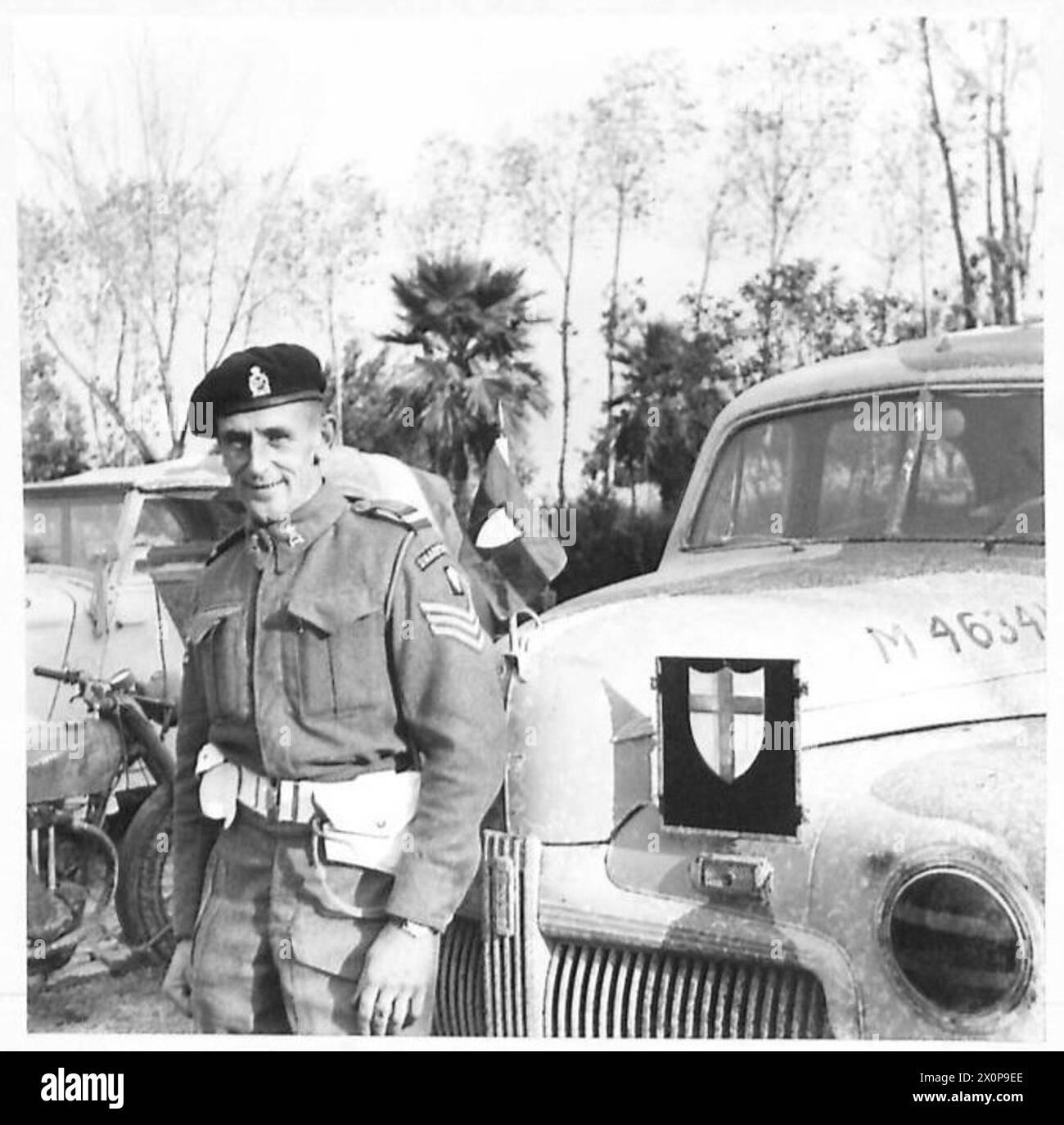 General Montgomery’s new chauffeur, Sgt. W.E. Edwards of the ...