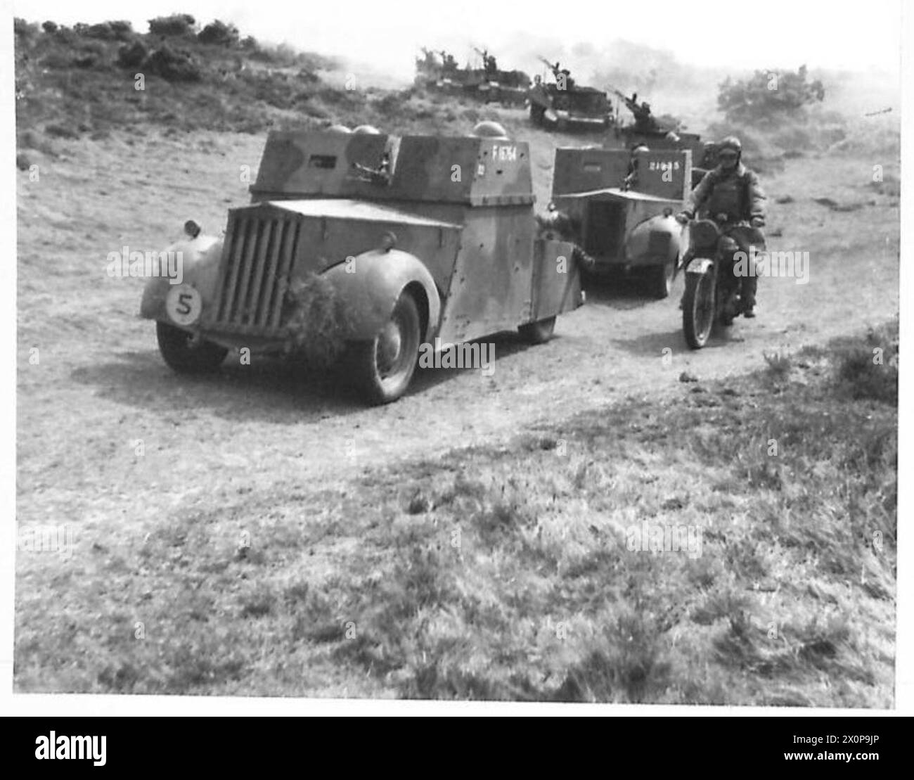 THE RECONNAISSANCE CORPS IN ACTION - A fleet of Bren carriers and ...