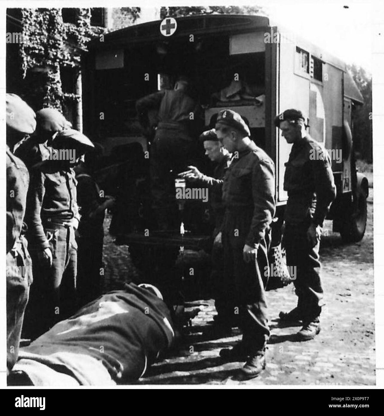 Base station in field Black and White Stock Photos & Images - Alamy