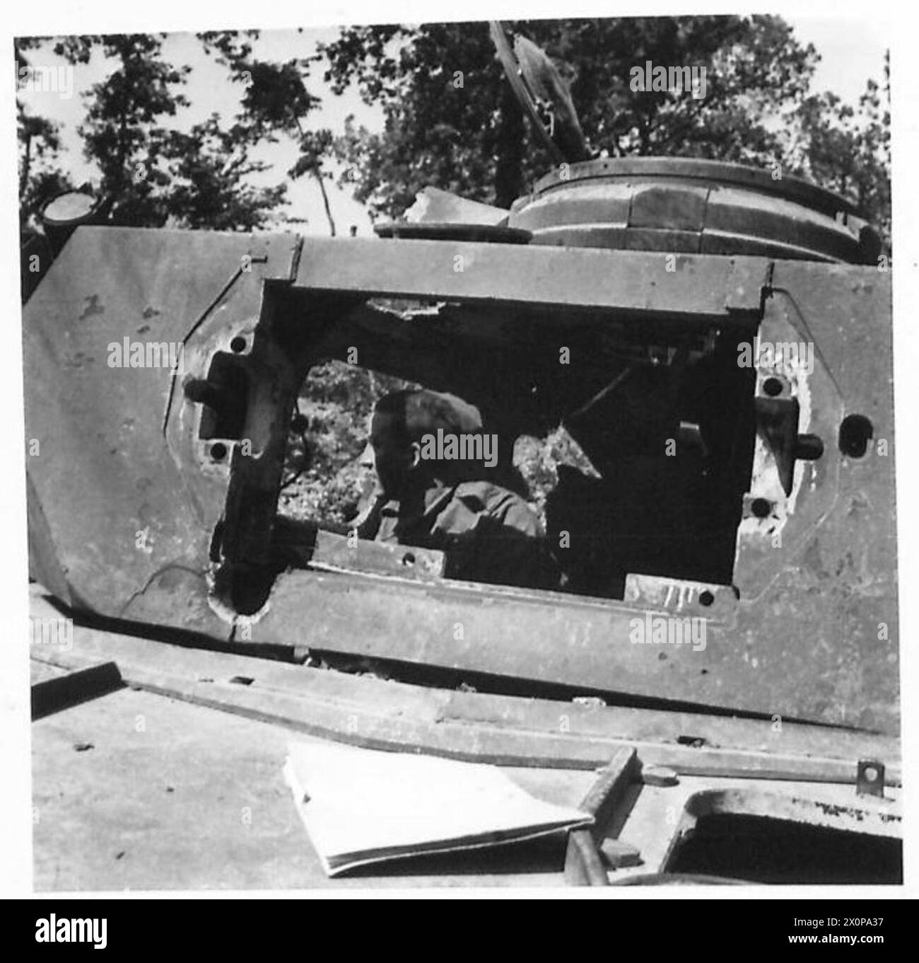 Knocked out tank Cut Out Stock Images & Pictures - Alamy