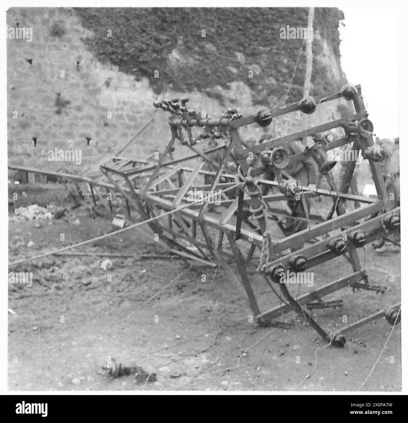 ITALY : FIFTH ARMYTHE ROAD TO ROME - Demolition by Sappers of the 505 ...