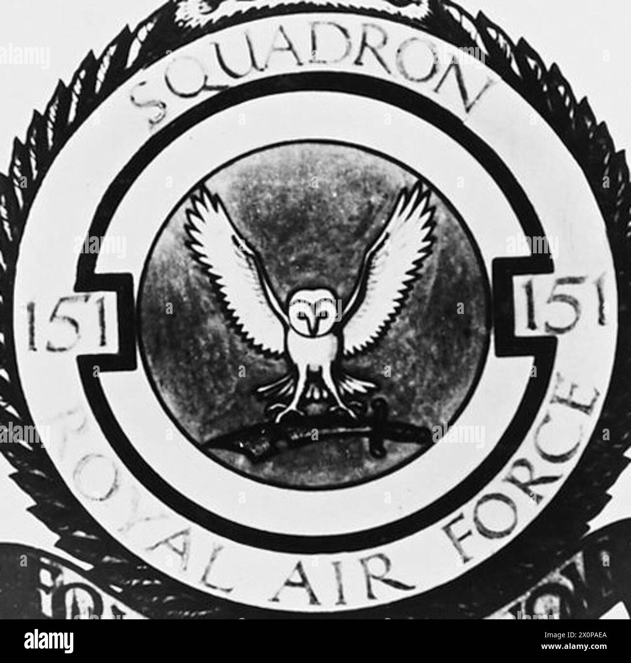 BADGES OF BATTLE OF BRITAIN SQUADRON. - The badge of No.151 SQUADRON ...