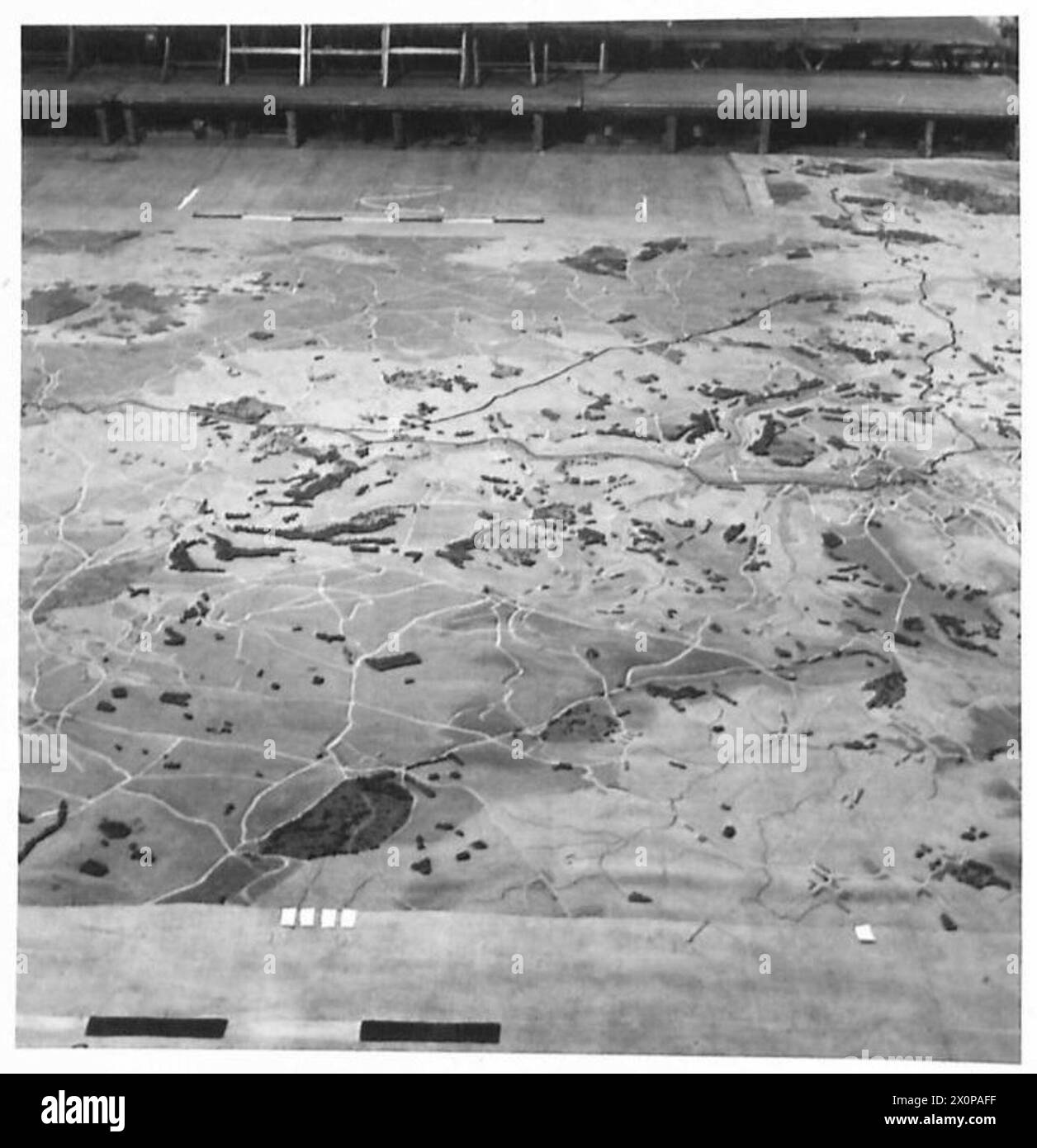 COMPOSITE PHOTOGRAPHS OF MAP - Photographs of map specially taken for ...