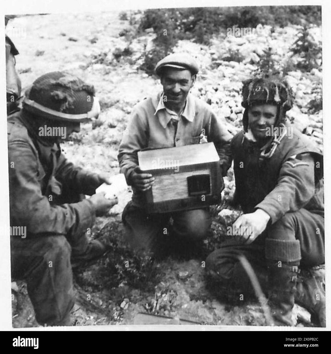 British 3rd Division troops on D-Day, 6 June 1944, are pictured ...