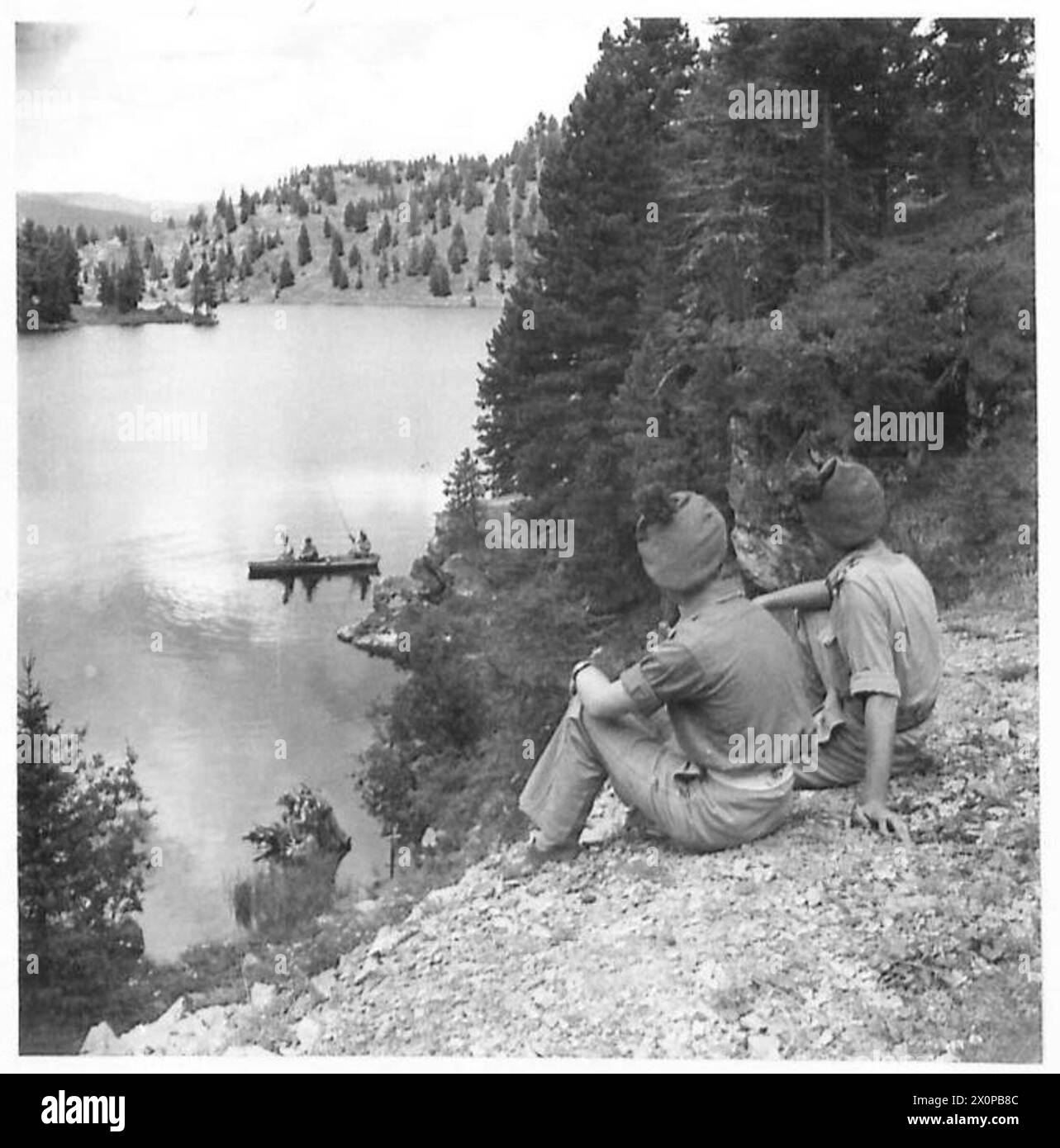 Fishing facilities Black and White Stock Photos & Images - Alamy