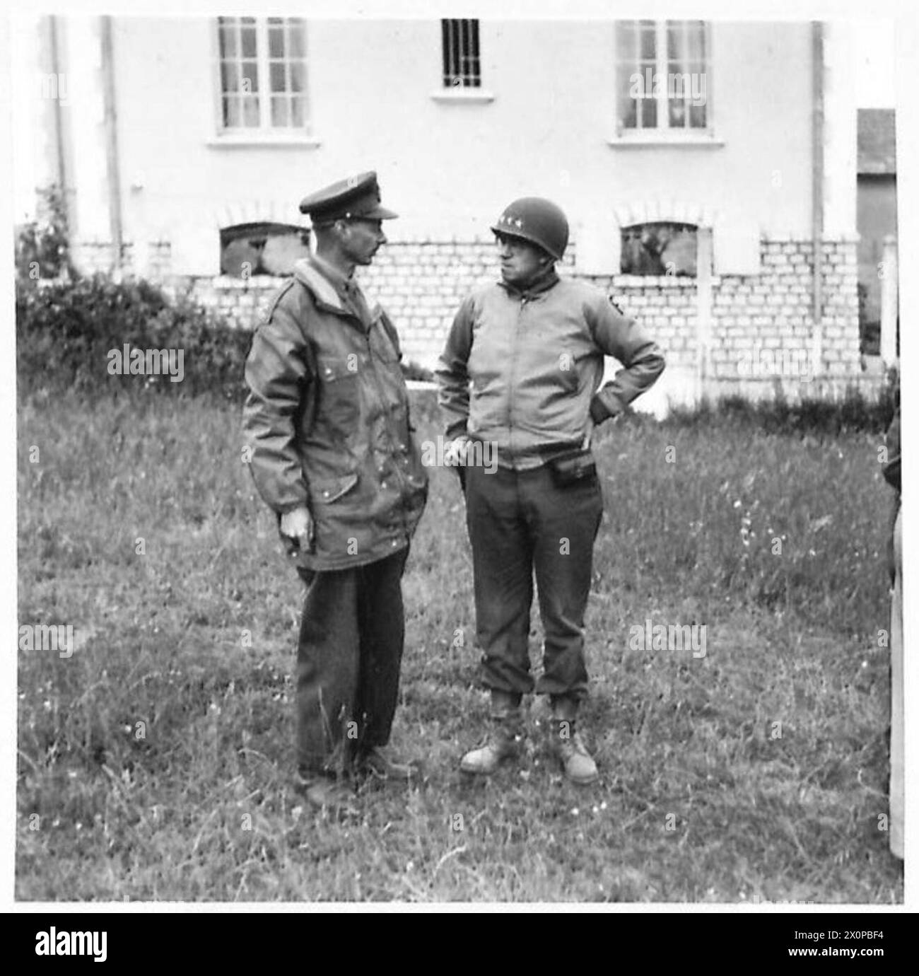 Lieutenant-General Miles Dempsey and Lieutenant-General Omar Bradley ...
