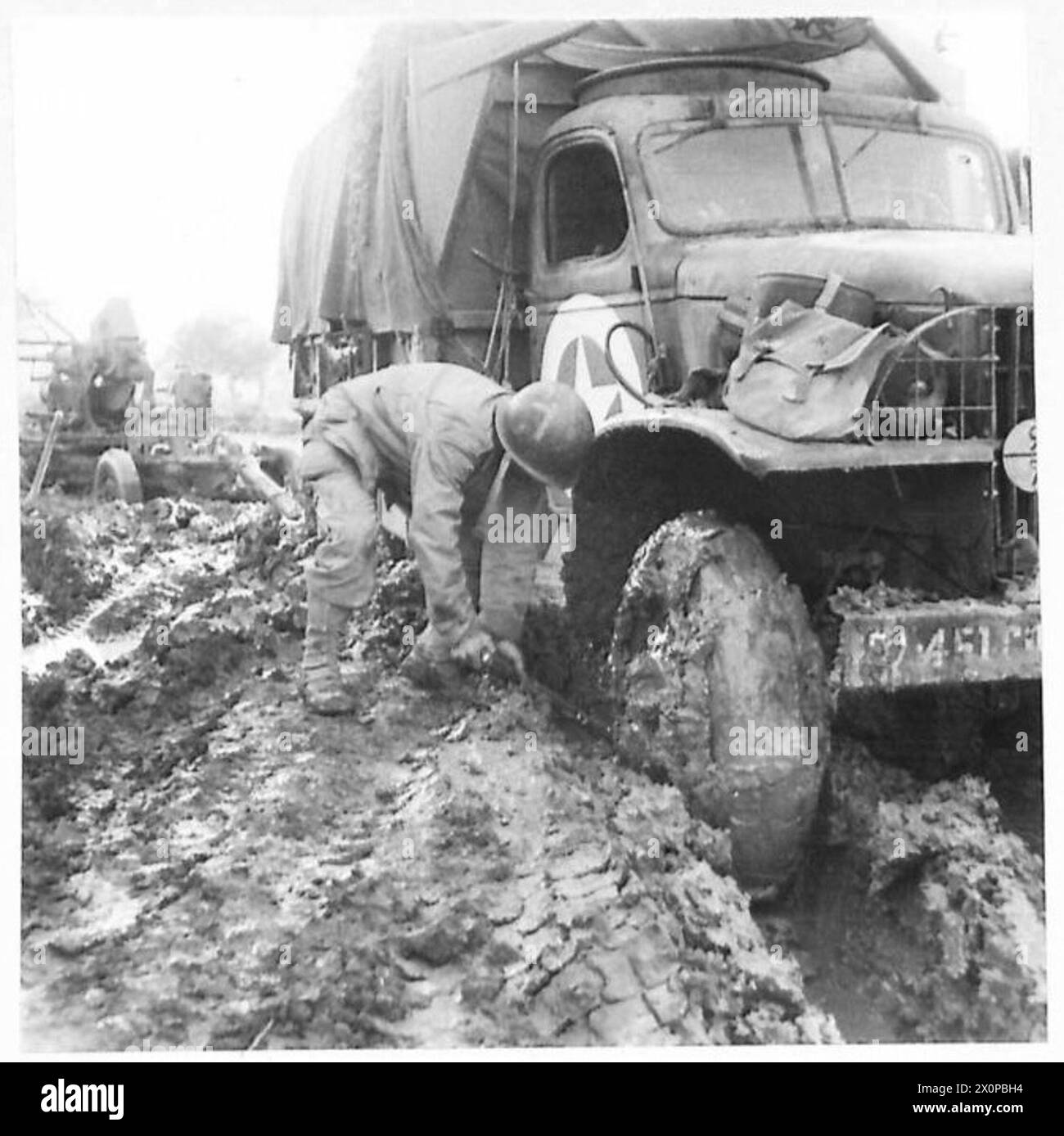 American artillery mud Cut Out Stock Images & Pictures - Alamy
