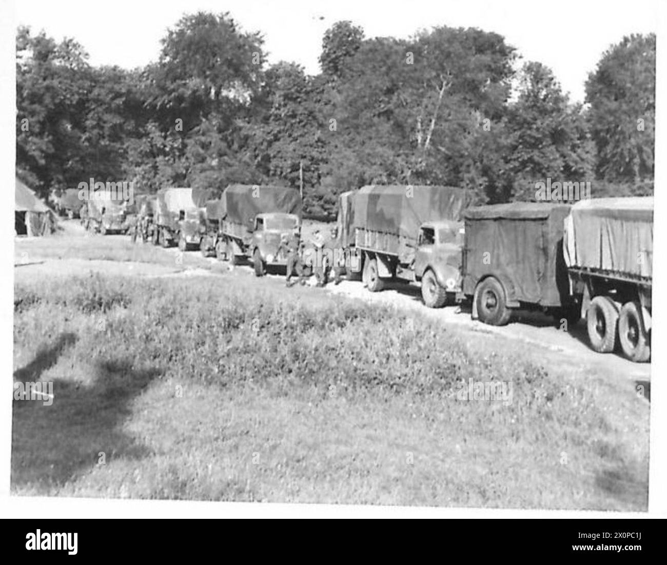 37TH FIELD MOBILE BAKERY MOVING (TIDWORTH) - Pulling out Photographic ...