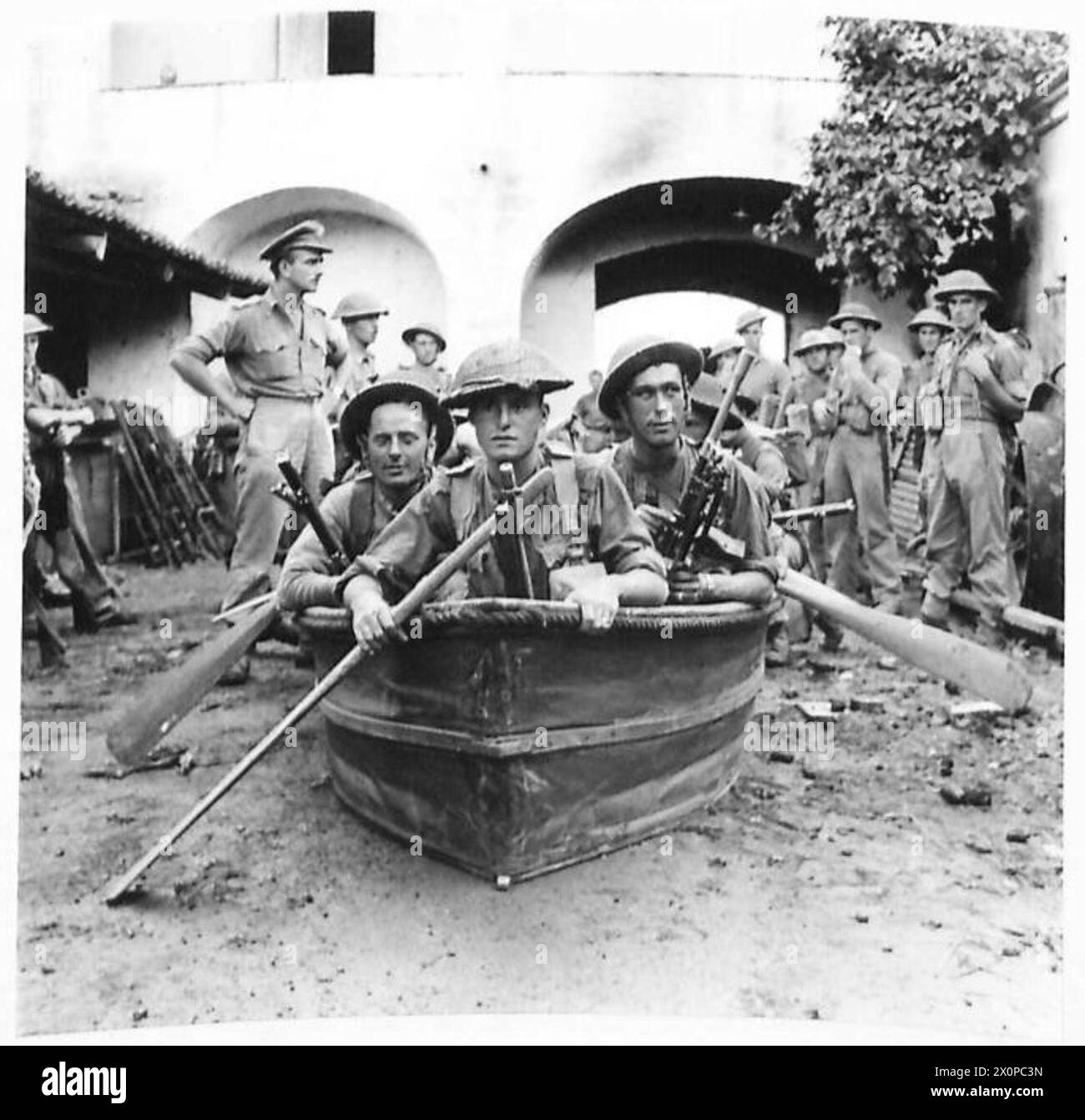 RIVER CROSSING PRACTICE BY FRONT LINE INFANTRY - Infantry section and ...