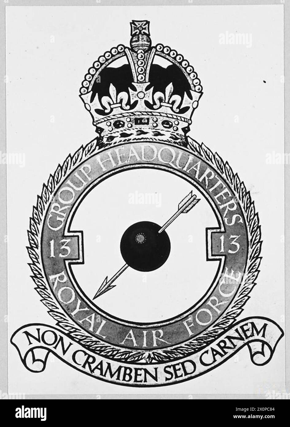 AN R.A.F. GROUP HEADQUARTER'S CREST - (Picture issued 1943) - An R.A.F ...