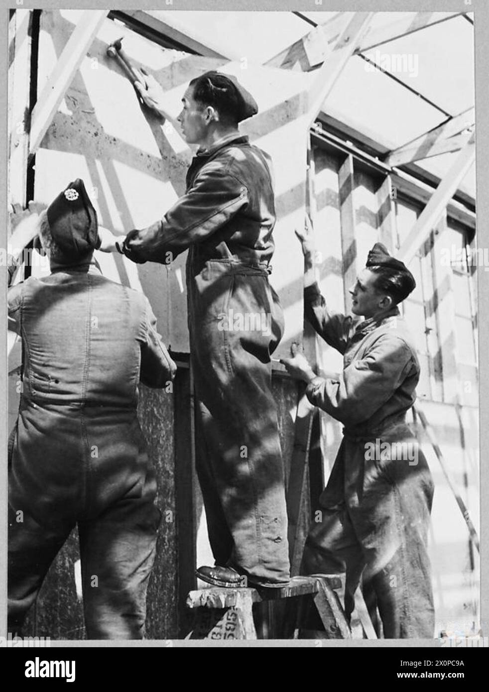 POST-WAR TRAINING AT AN R.A.F. STATION - For story see CH.16446 Picture ...