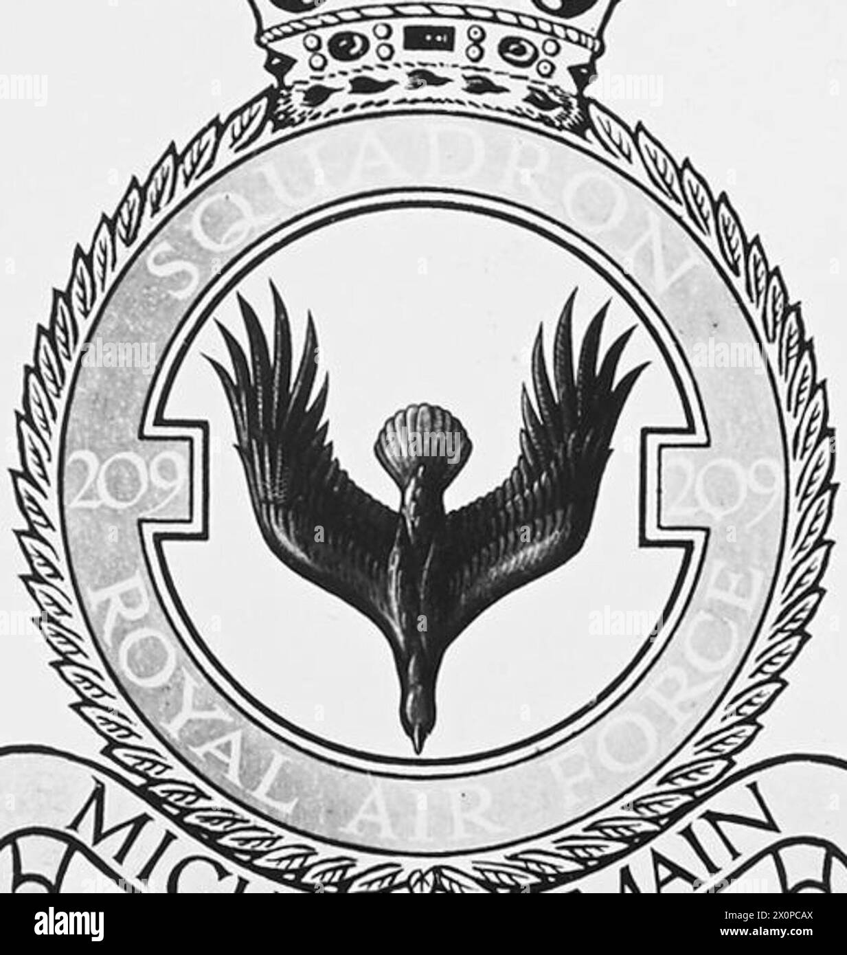 ROYAL AIR FORCE SQUADRON CRESTS - This picture is one of a series ...