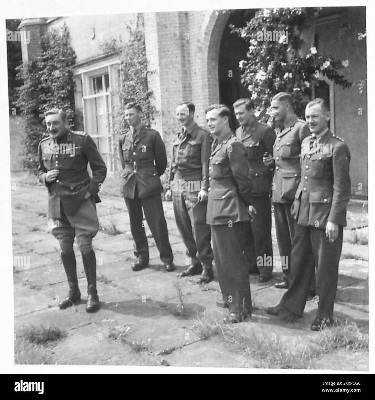 INSPECTING TRANSPORT - Brigadier Bootle Wilbraham, and some of his ...