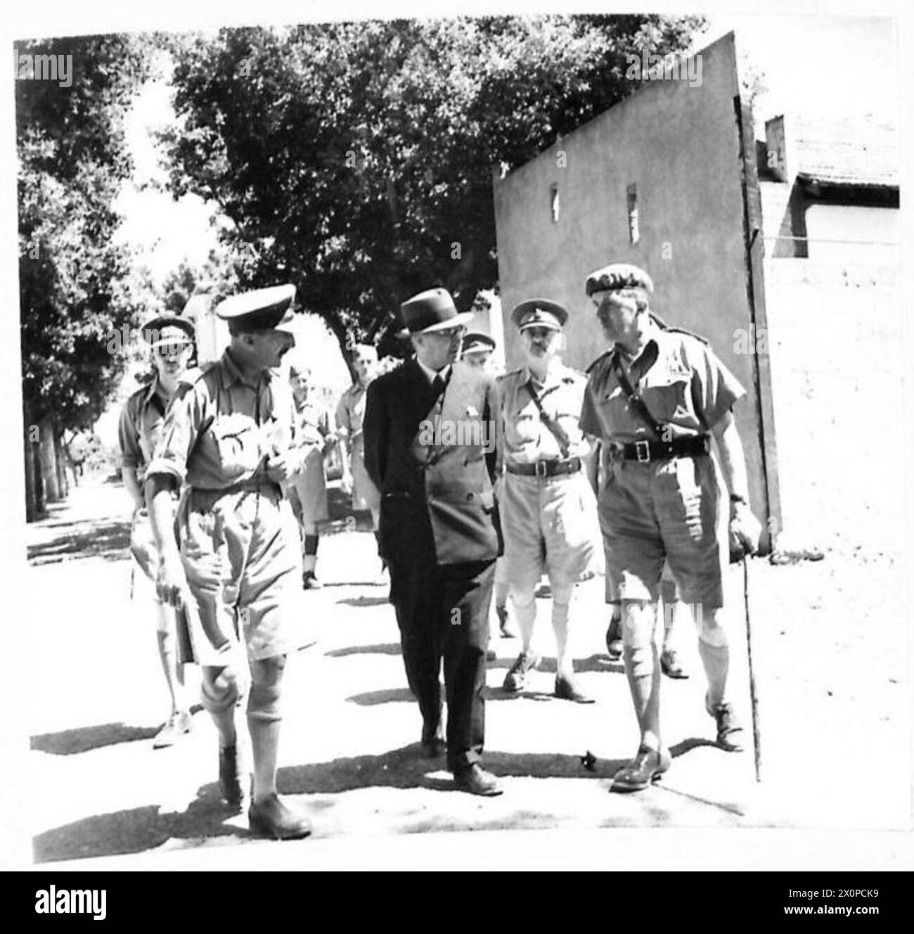 SECRETARY OF STATE FOR WAR IN NORTH AFRICA - Accompanied by Major ...