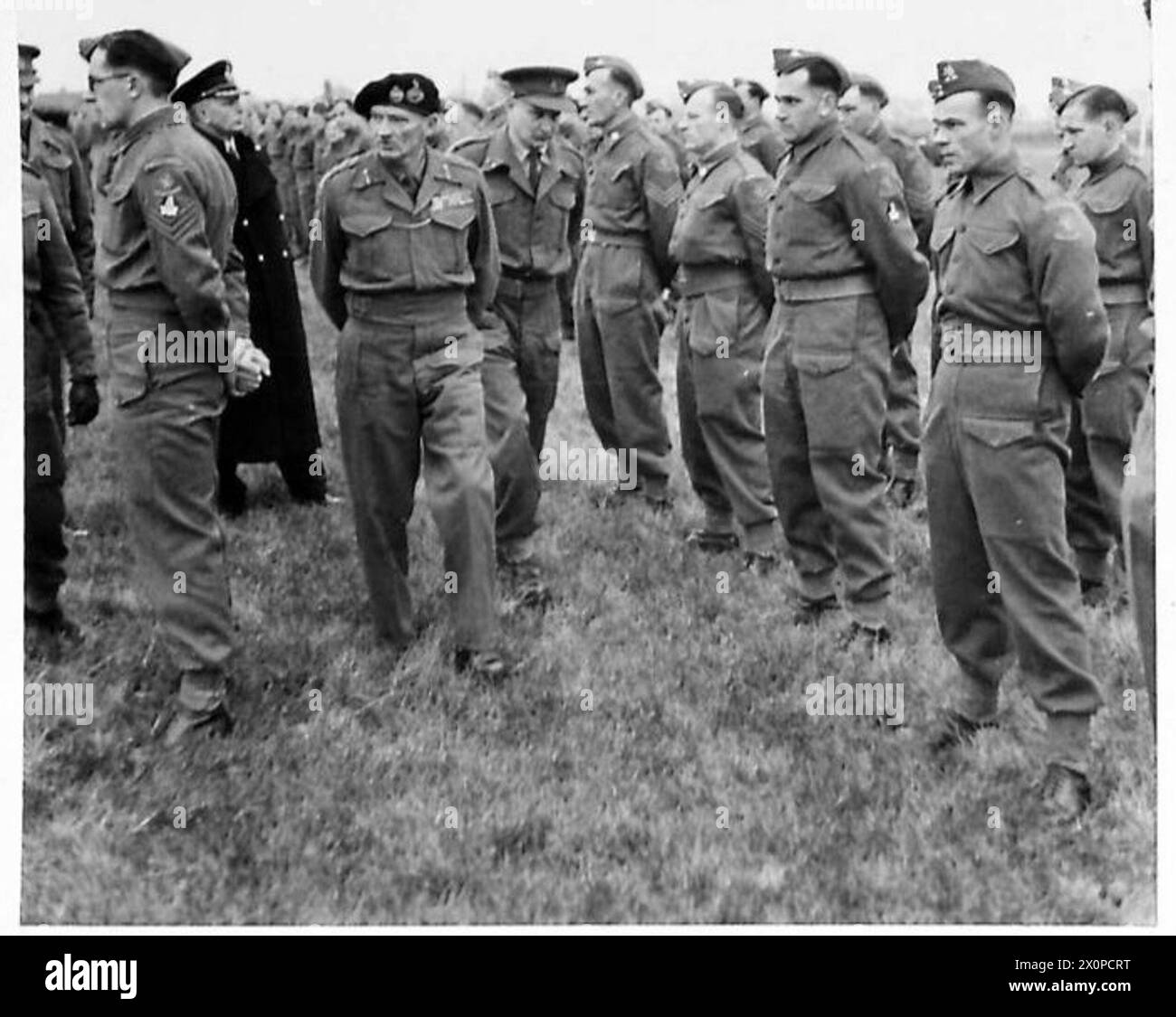 GENERAL MONTGOMERY INSPECTS ALLIED TROOPS - C-in-C Inspecting Dutch ...