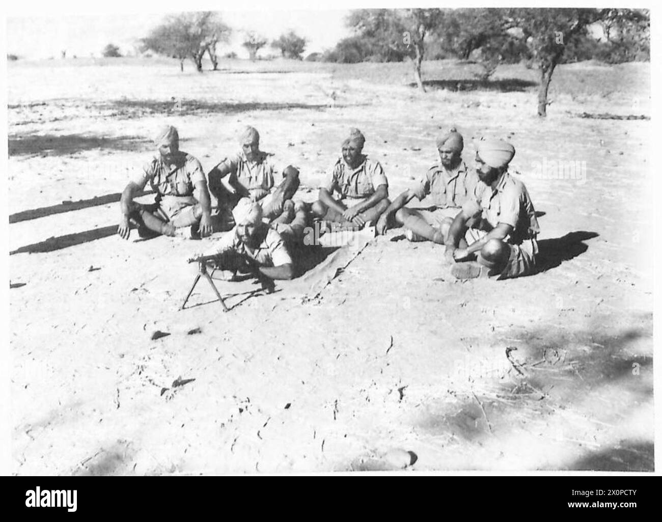 AN ADVANCED POST HELD BY AN INDIAN INFANTRY BRIGADE ON THE ERITRAEAN ...