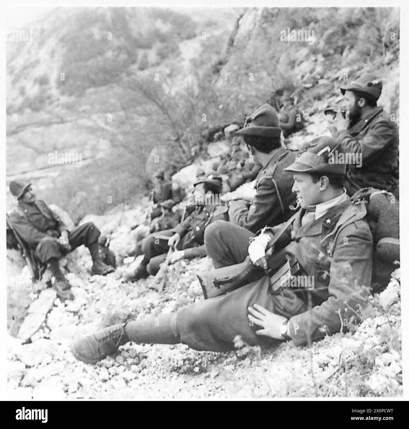 Italian alpine troops hi-res stock photography and images - Alamy