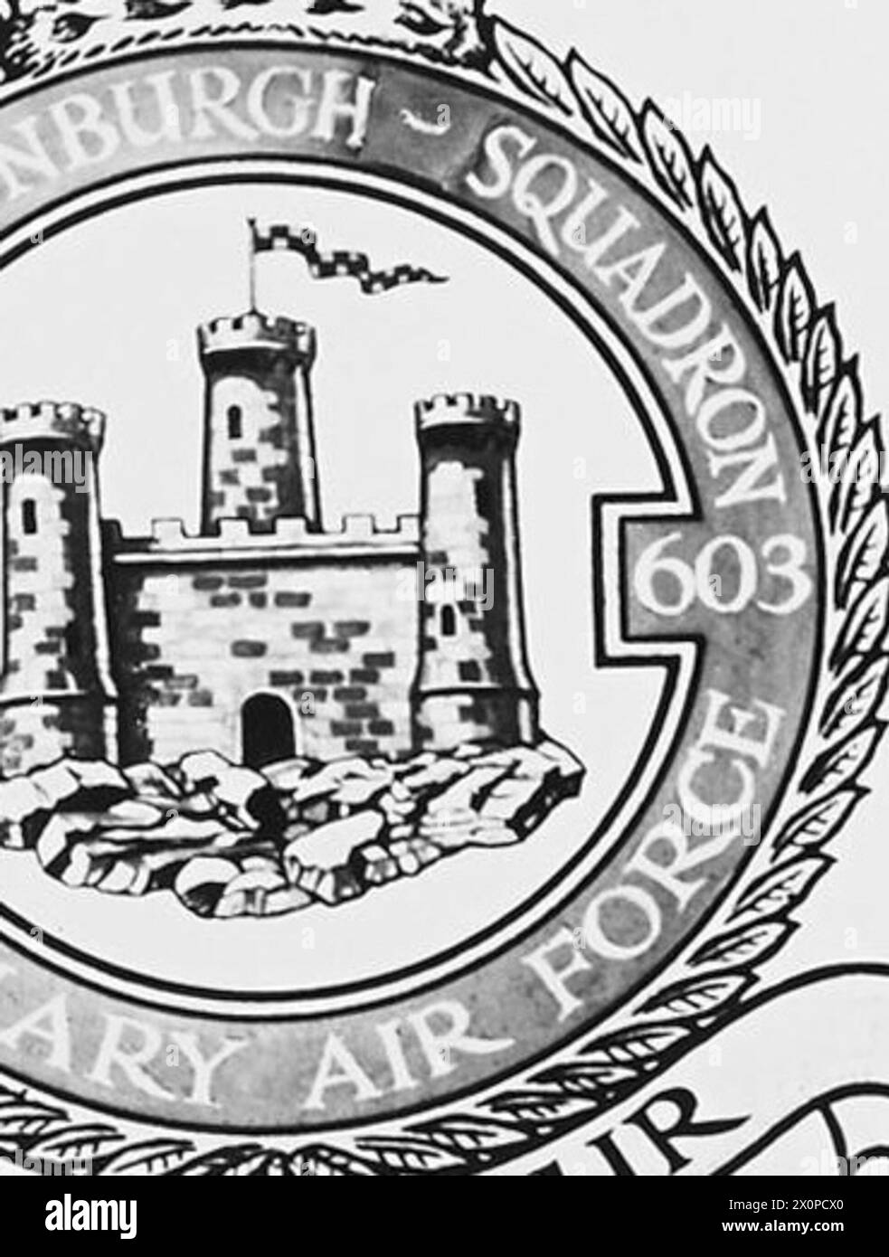 Edinburgh city symbol Black and White Stock Photos & Images - Alamy