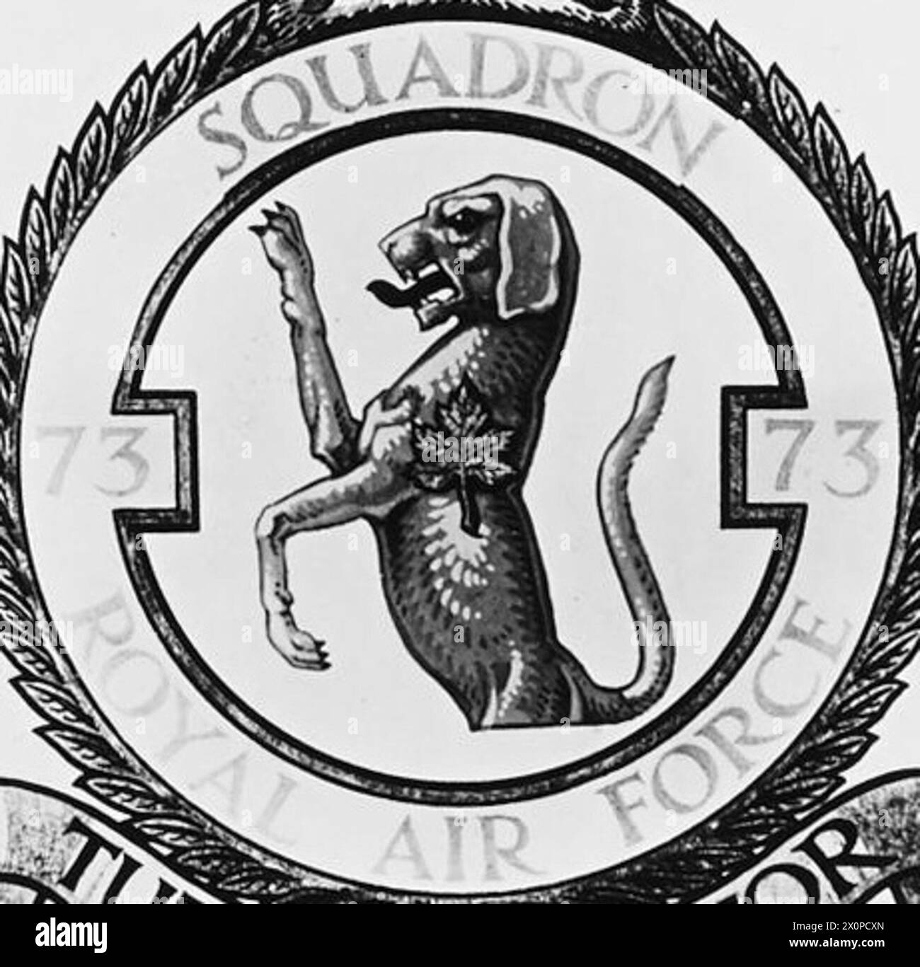 BADGES OF BATTLE OF BRITAIN SQUADRON. - The badge of NO.73 SQUADRON ...