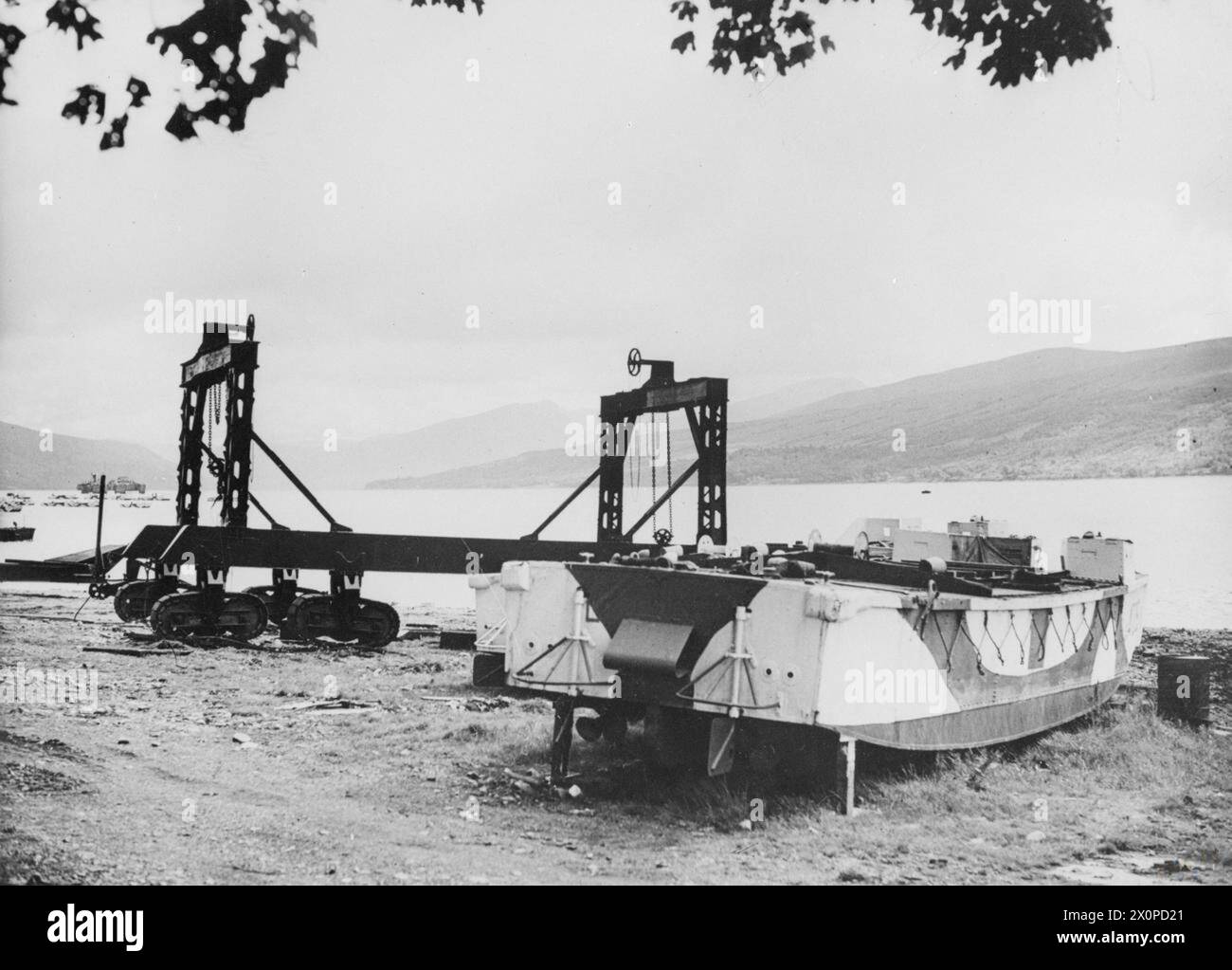 COMBINED OPERATION BASES IN SCOTLAND. JULY 1945, VARIOUS COMBINED ...