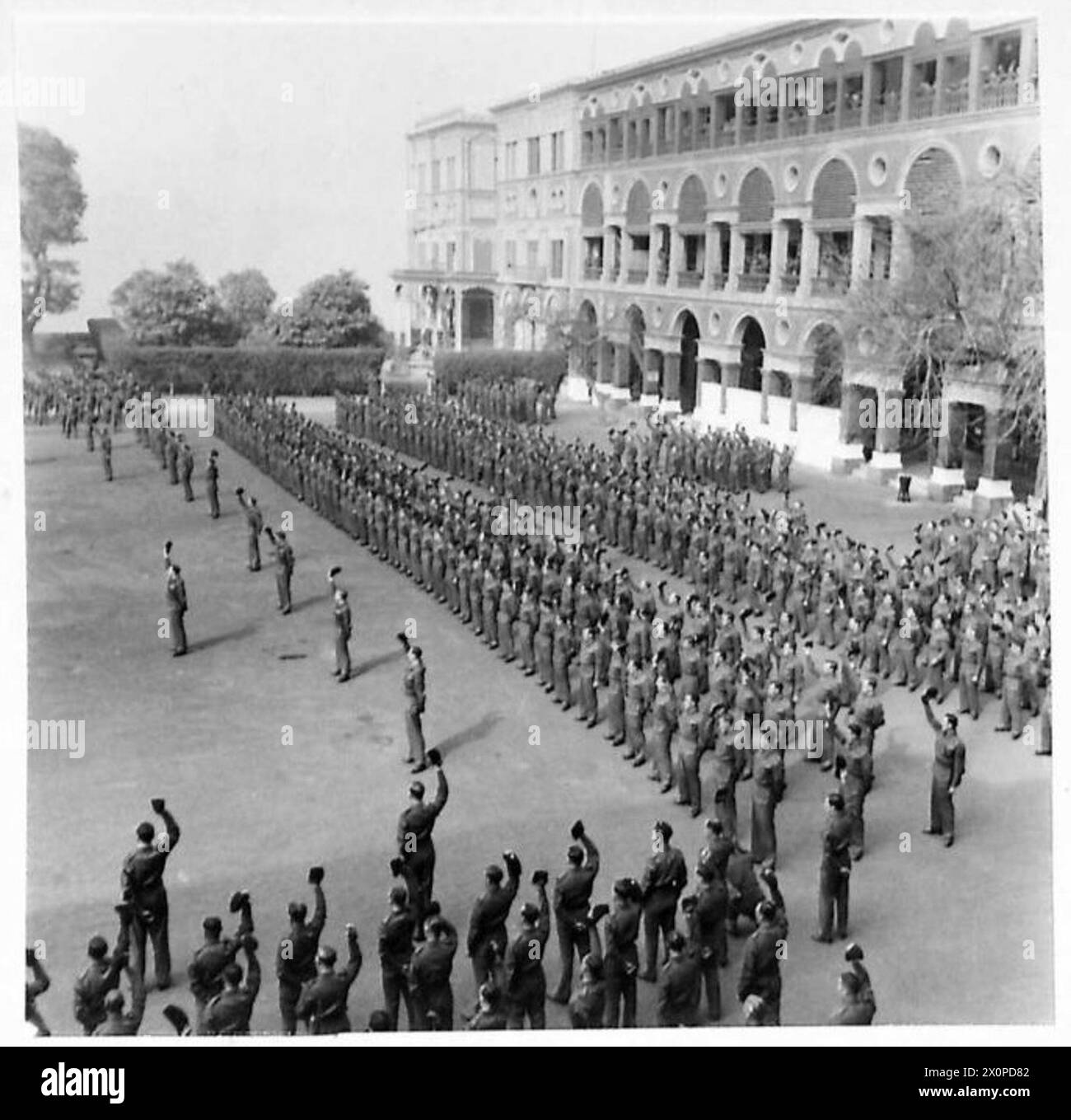 MAJOR GENERAL "JOCK" CAMPBELL PRESENTED WITH THE V.C. RIBBON - A ...