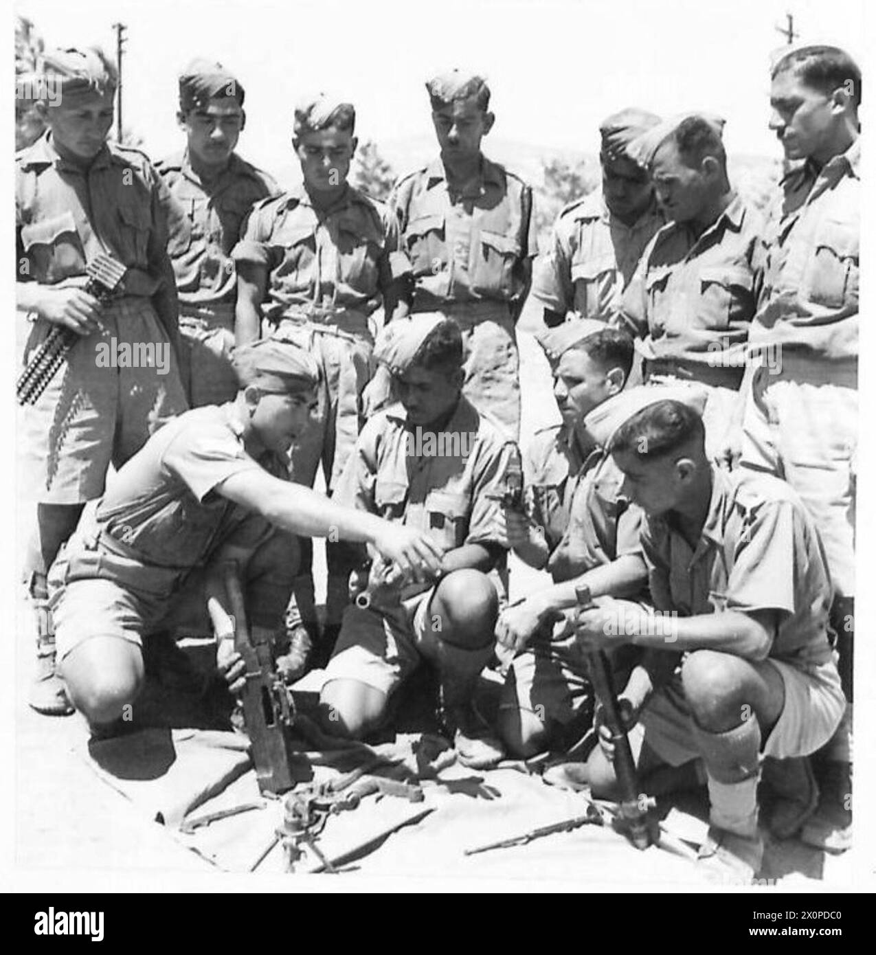 PHOTOGRAPHS TAKEN IN CYPRUS - A training class of men of the Cyprus ...