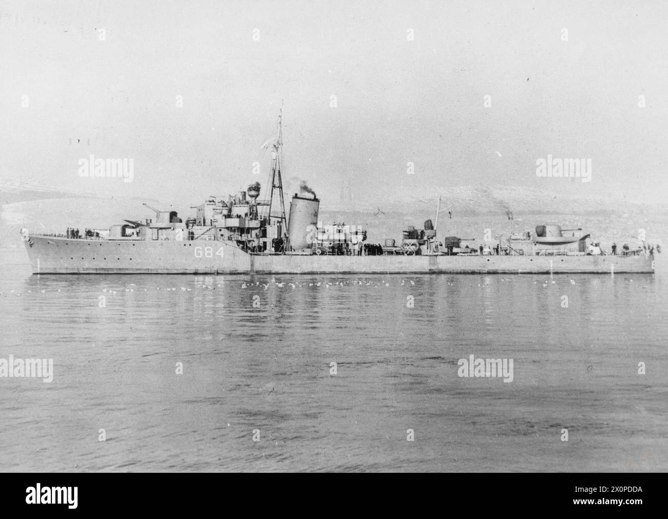 VAN GALEN - At anchor , VAN GALEN (ex NOBLE Stock Photo - Alamy