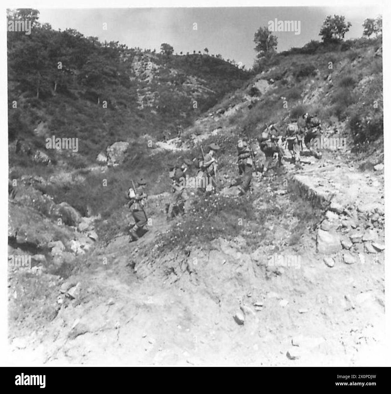 Steep mountain climb Cut Out Stock Images & Pictures - Alamy