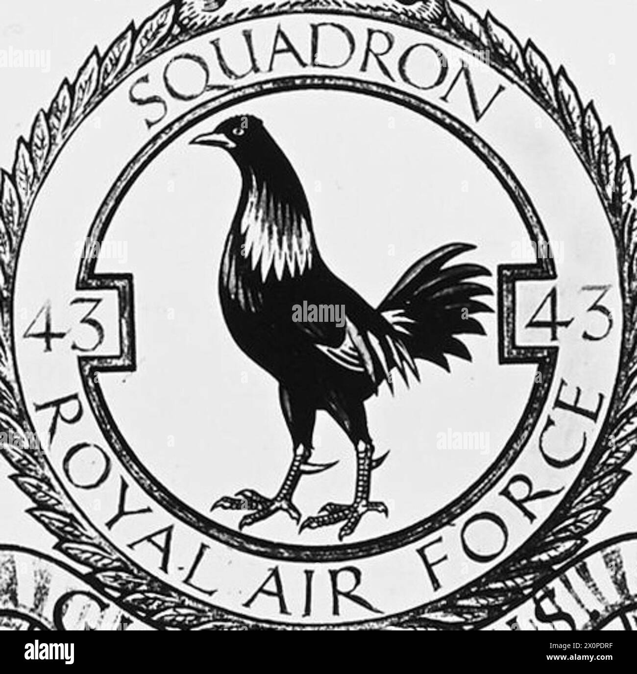 BADGES OF BATTLE OF BRITAIN SQUADRON. - The badge of No.43 SQUADRON ...