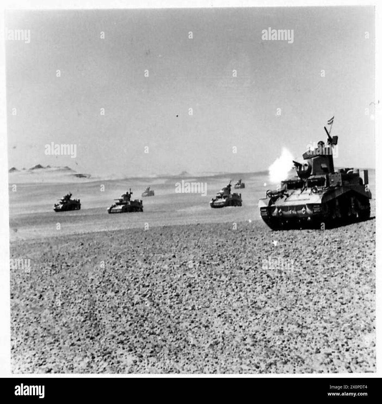 A FAMOUS CAVALRY REGIMENT TRY OUT THEIR NEW AMERICAN TANKS - The ...