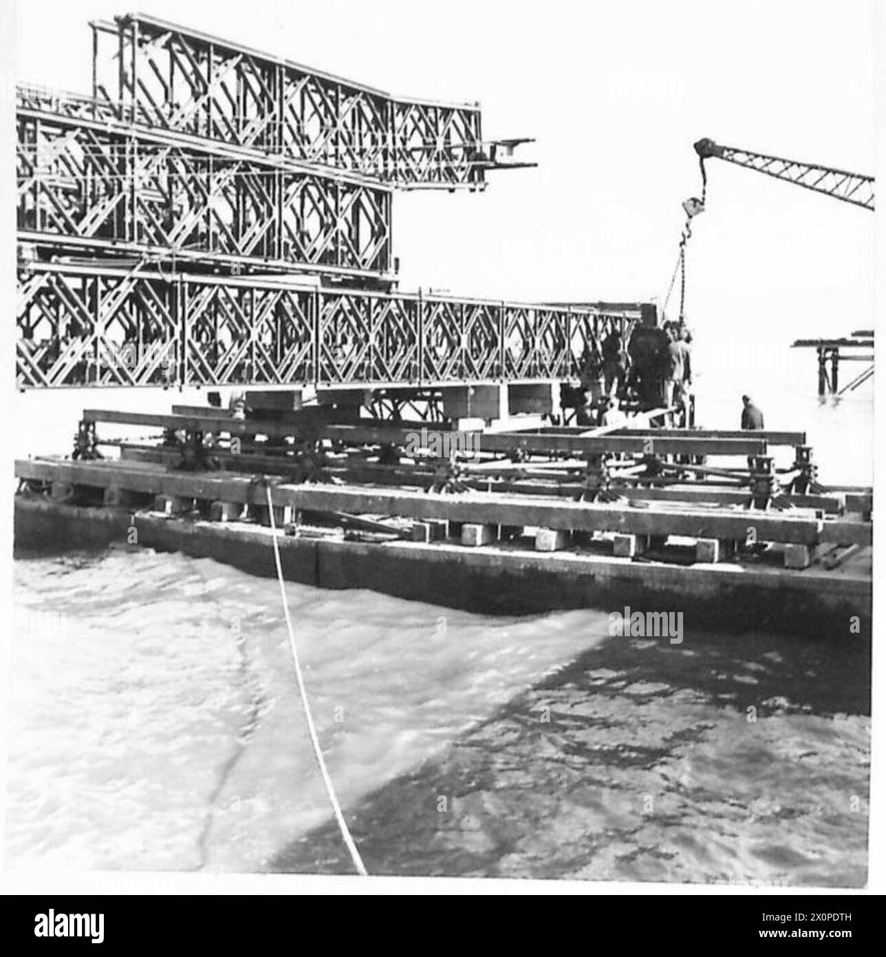 Bailey bridge construction hi-res stock photography and images - Alamy