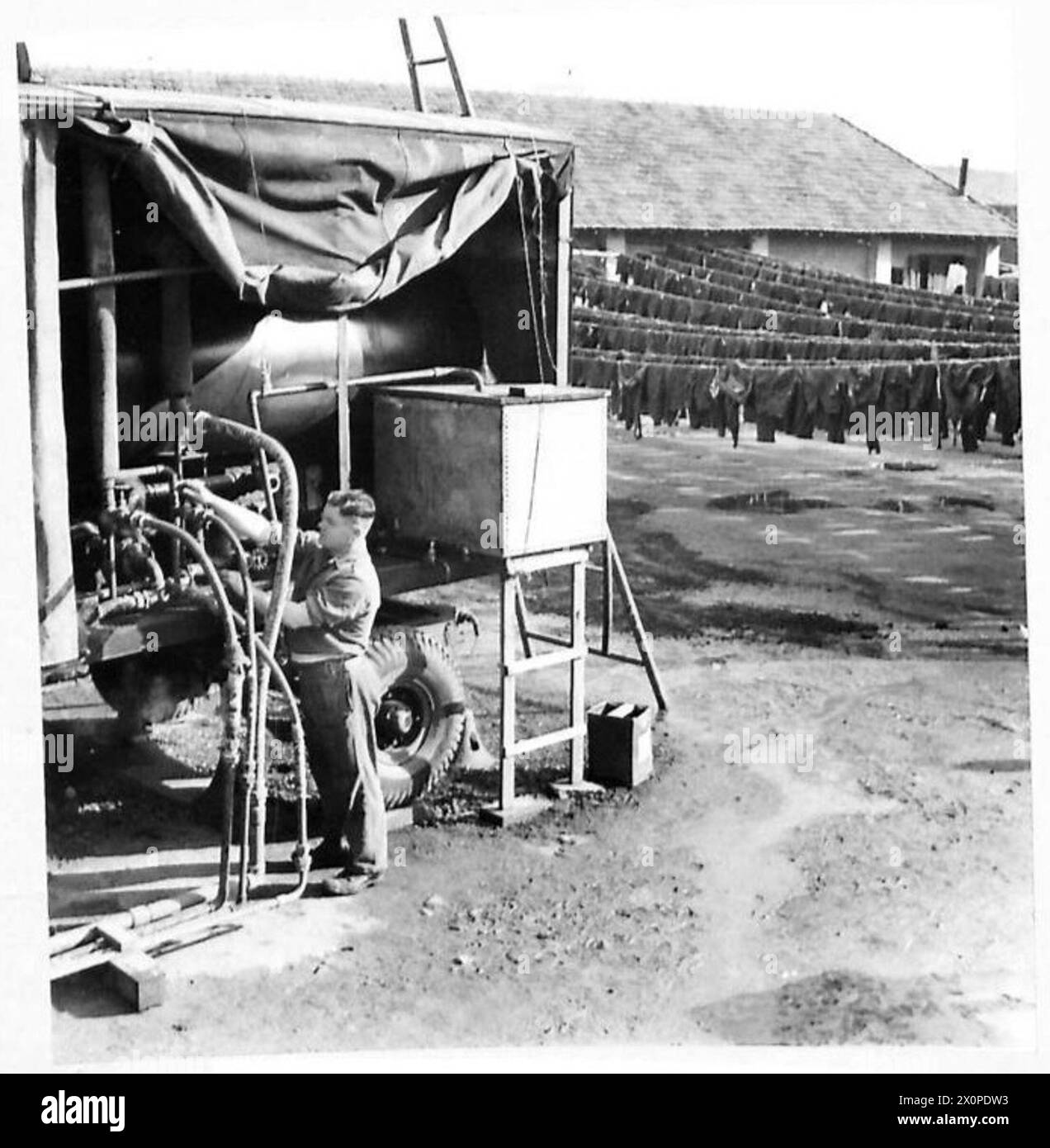 Mobile maintenance unit Black and White Stock Photos & Images - Alamy