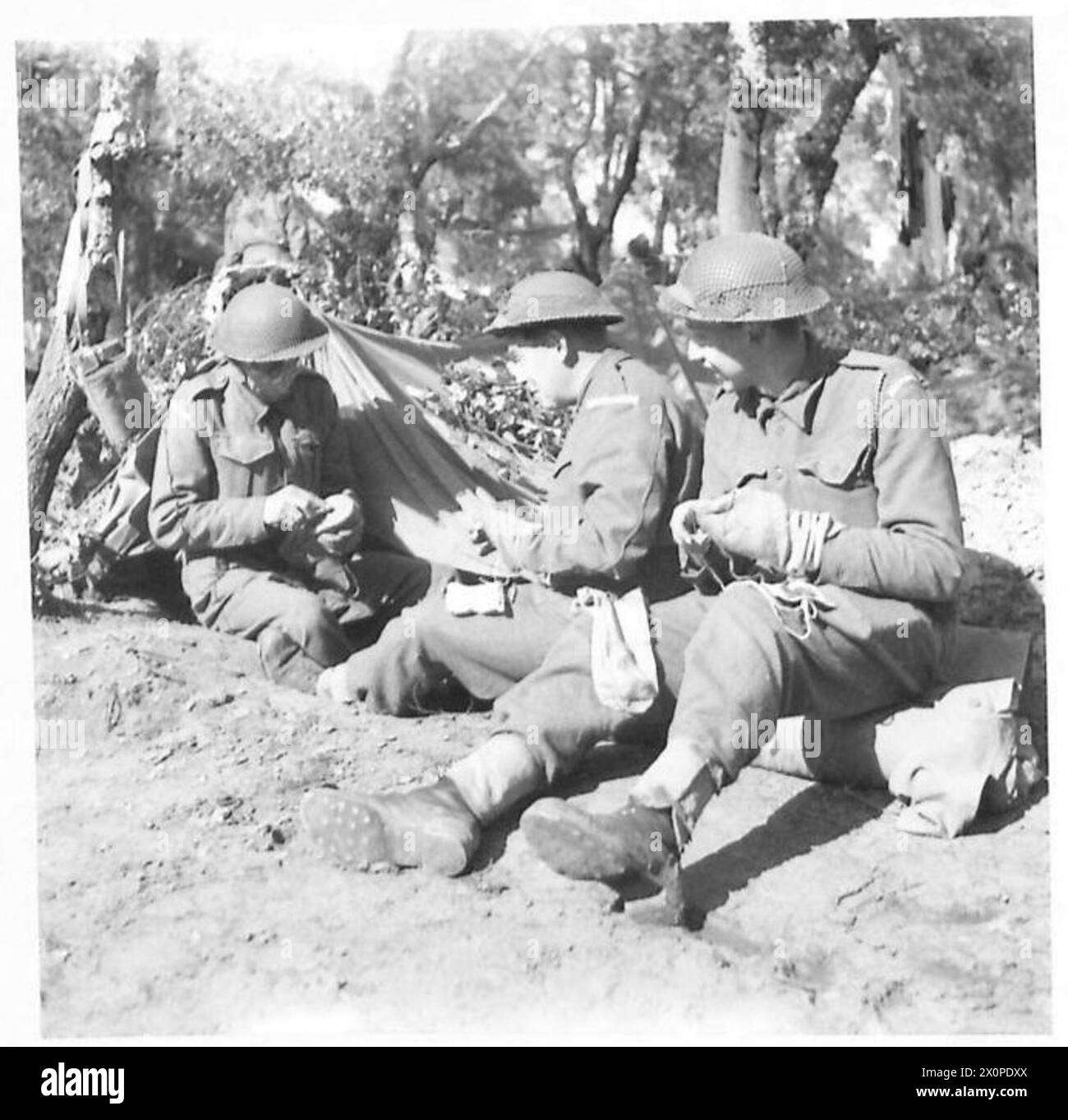 Soldier rest period Black and White Stock Photos & Images - Alamy