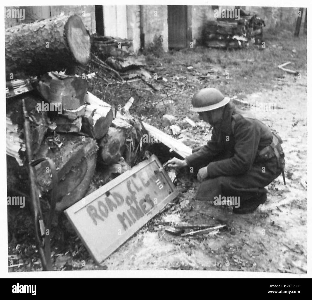 CAPTURE OF TILLY-SUR-SEULLES - Warning notices about the dangers of ...