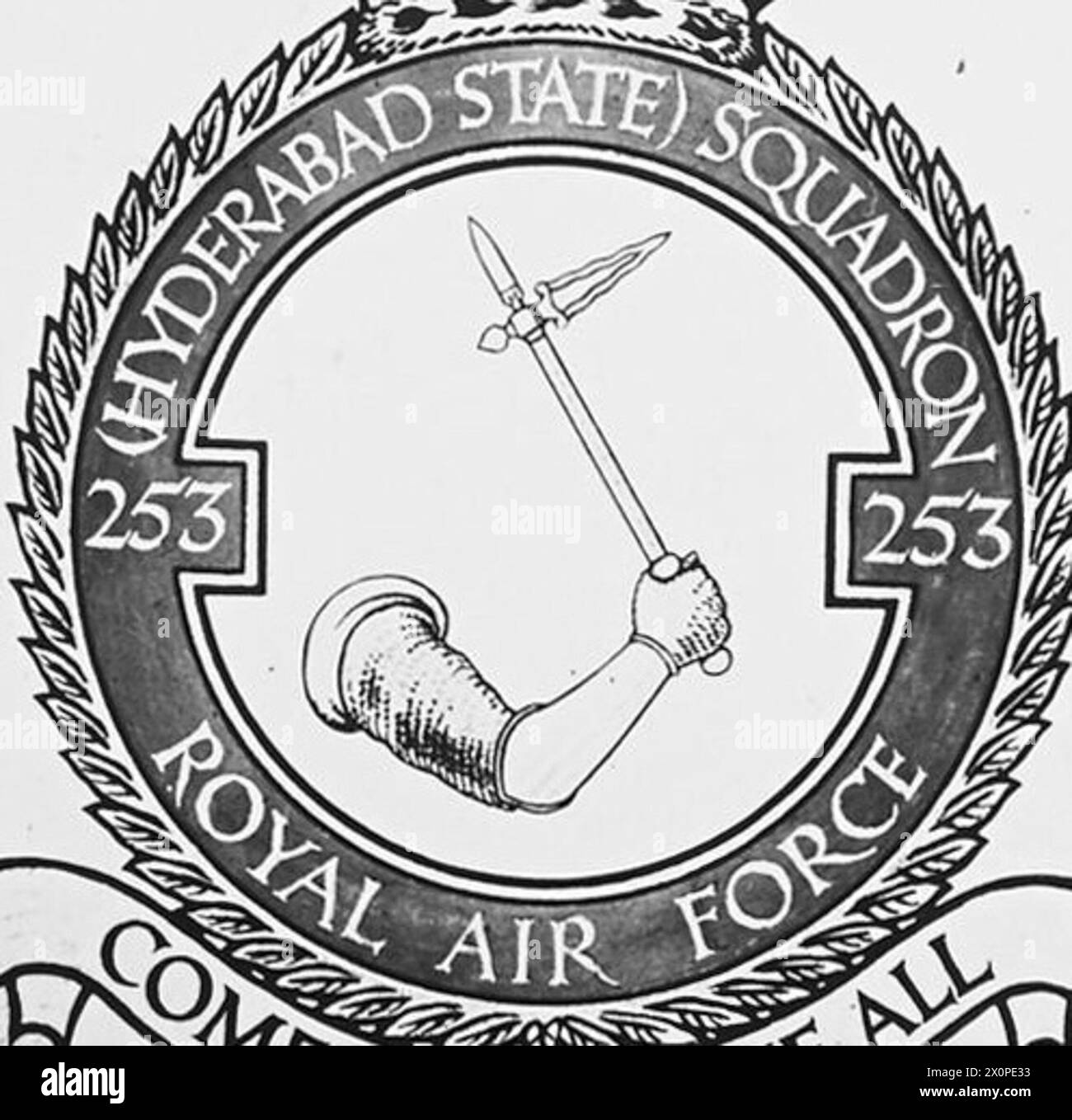 BADGES OF BATTLE OF BRITAIN SQUADRON. - The badge of NO.253 SQUADRON ...