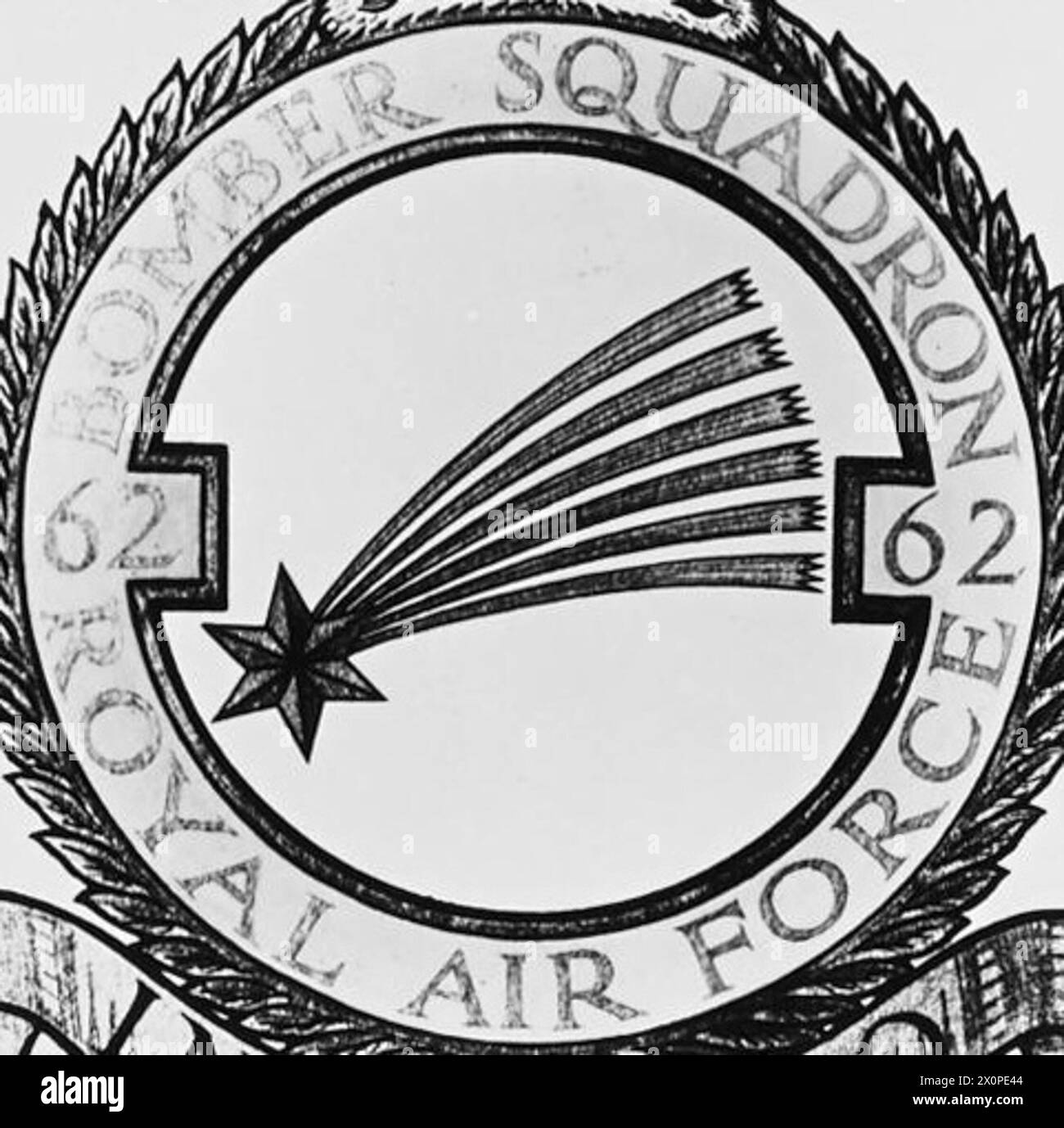 R.A.F. BADGES - The badge of No.62 R.A.F. Bomber Squadron "INSEPATO ...