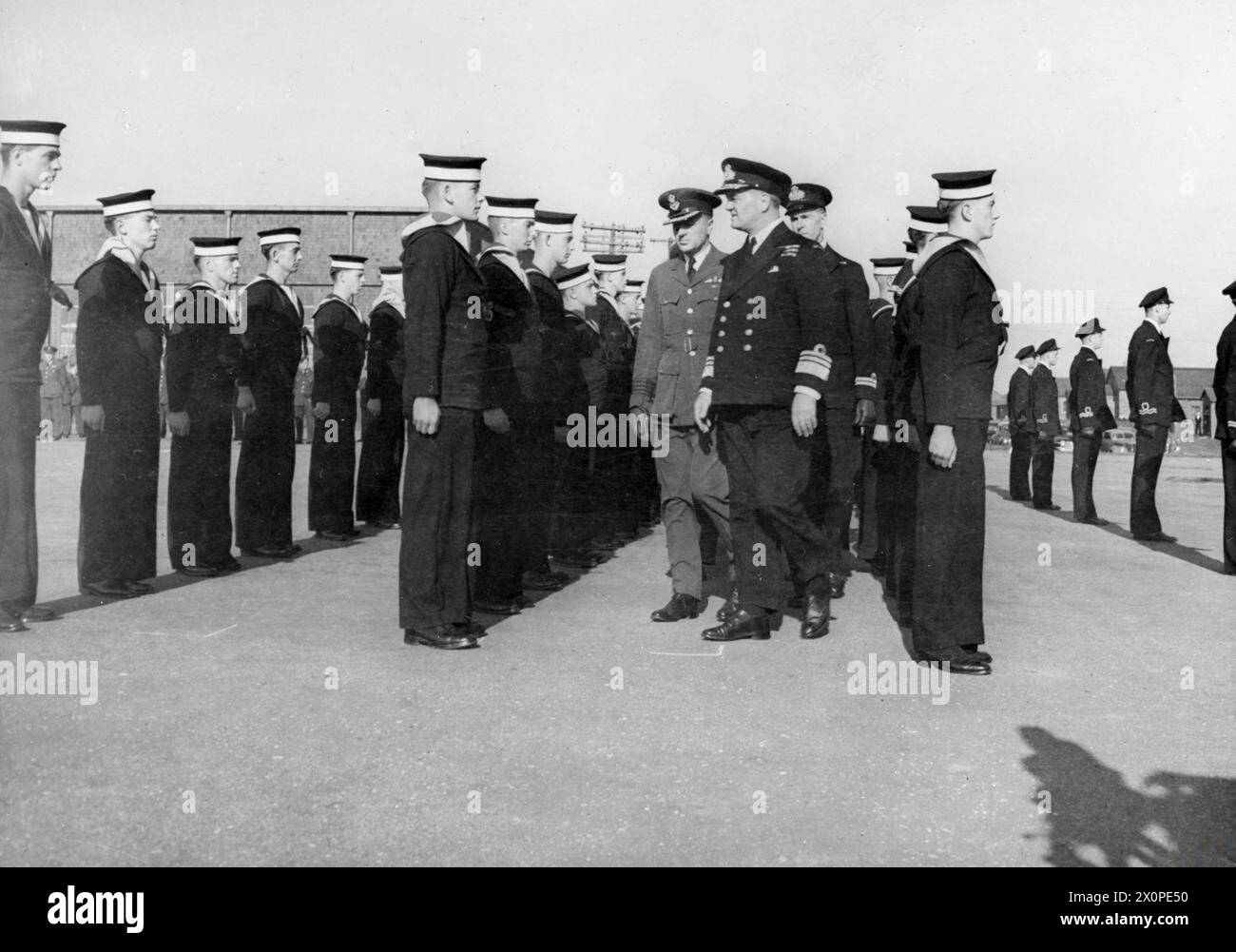 BRITISH NAVAL WINGS PARADE IN CANADA. 6 OCTOBER 1944, KINGSTON, ONTARIO ...