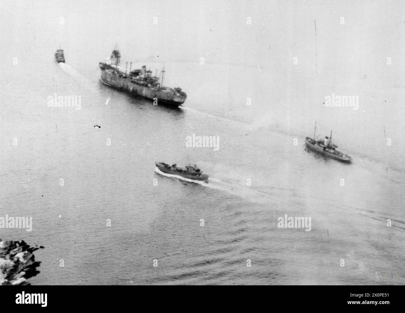 FLEET AIR ARM ATTACK SHIPPING OFF STATLANDET. 12 SEPTEMBER 1944, ON ...