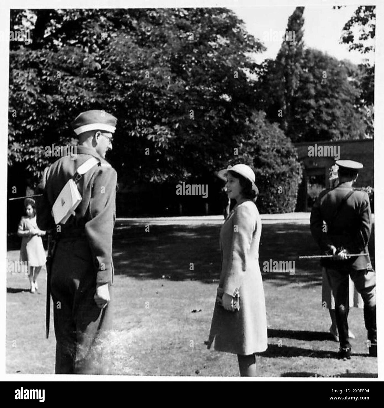 THE KING, QUEEN AND PRINCESSES AT ROYAL MILITARY COLLEGE - Princess ...
