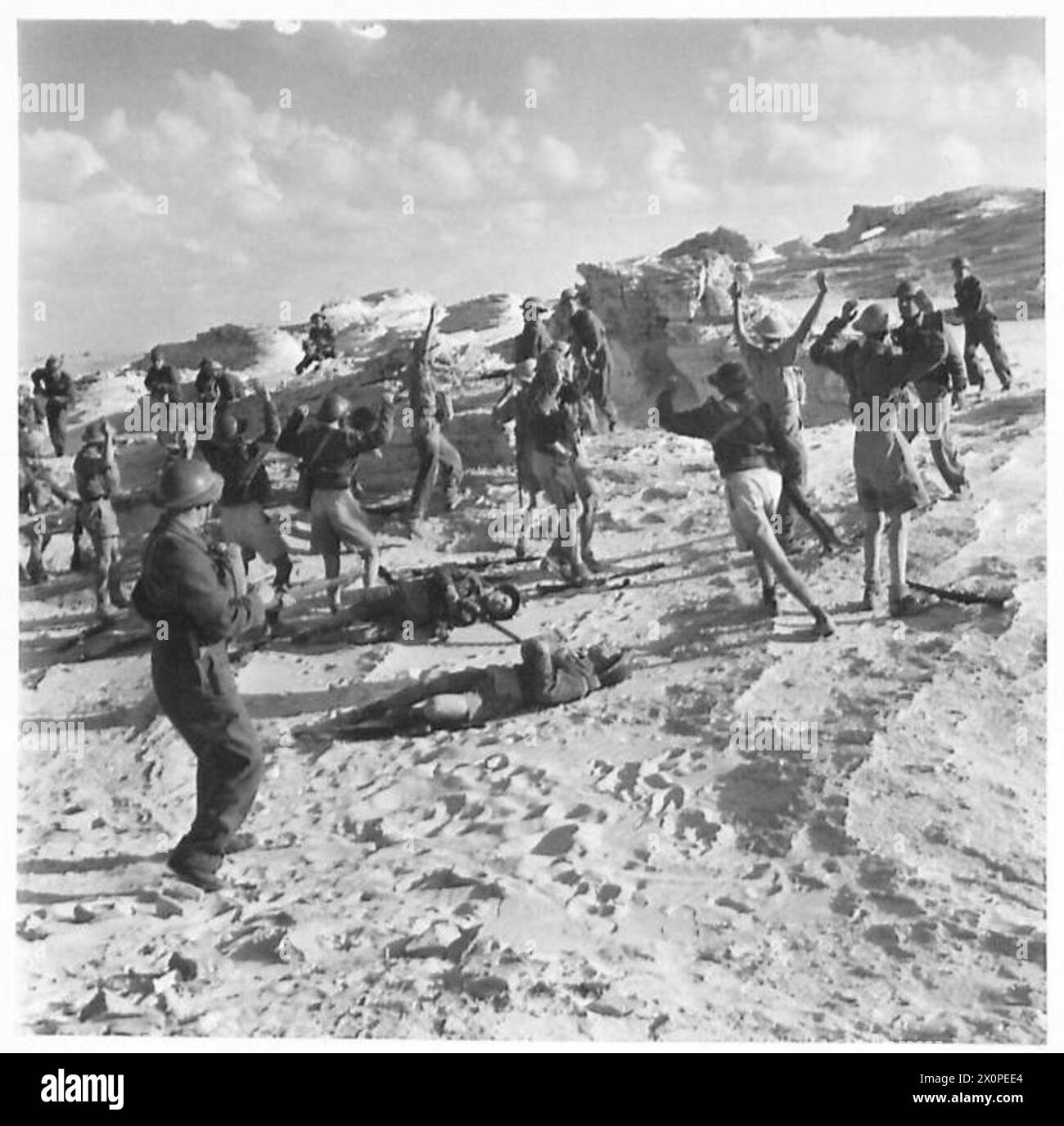 Prisoners surrendering Cut Out Stock Images & Pictures - Alamy