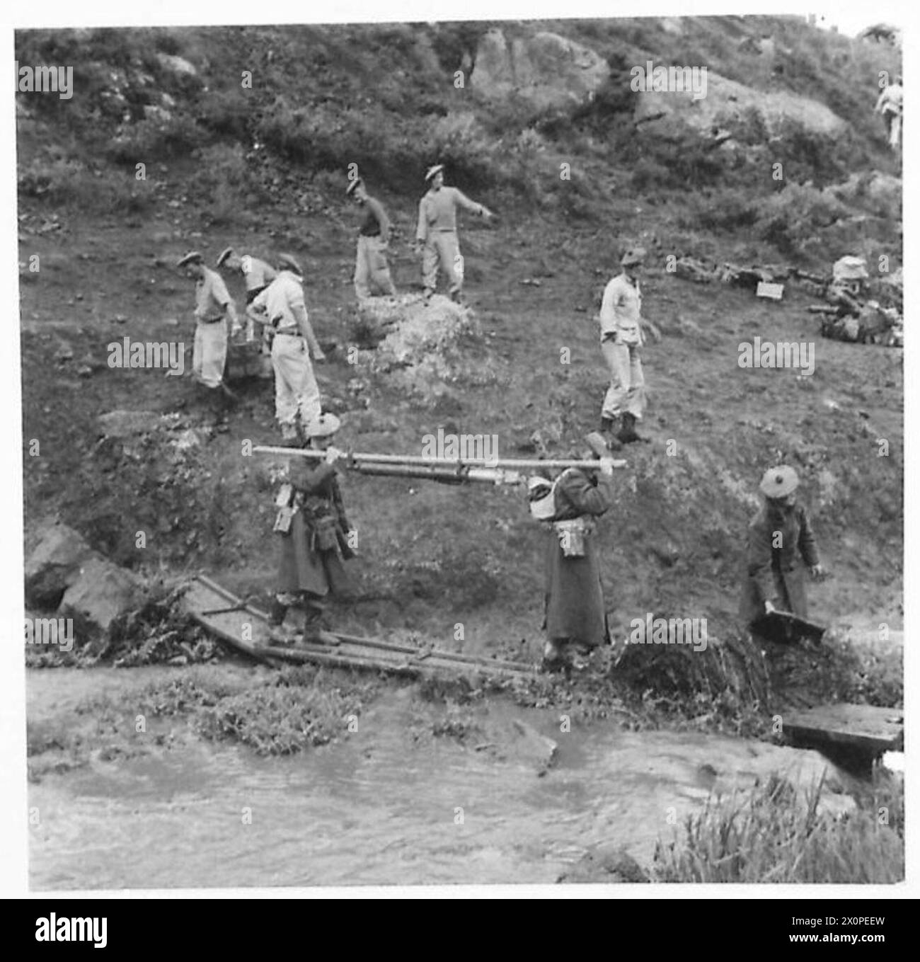 Italian army troop in Cut Out Stock Images & Pictures - Alamy