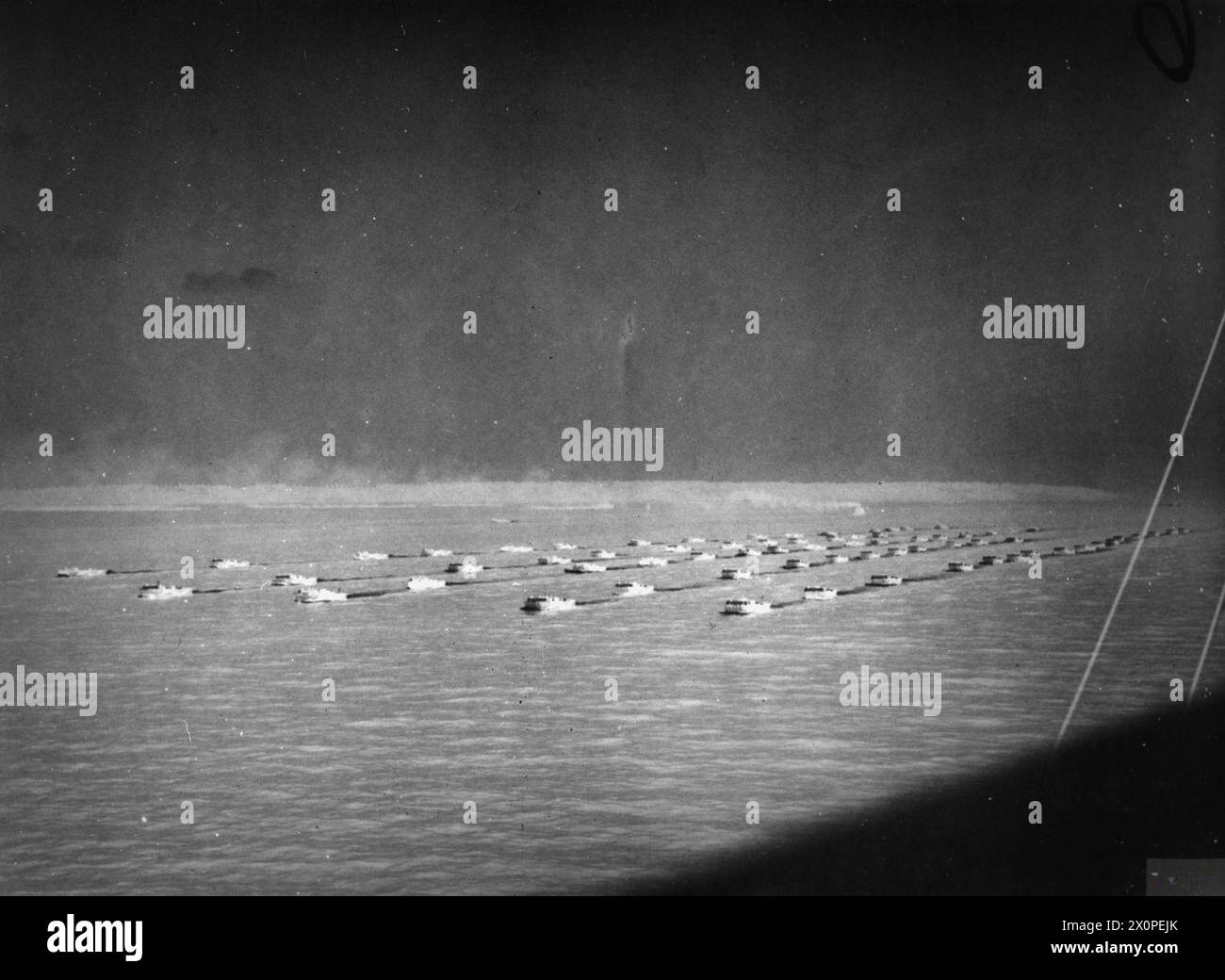 THE KING WITH THE INVASION FLEET. 24 MAY 1944, ON BOARD THE HMS LARGS ...