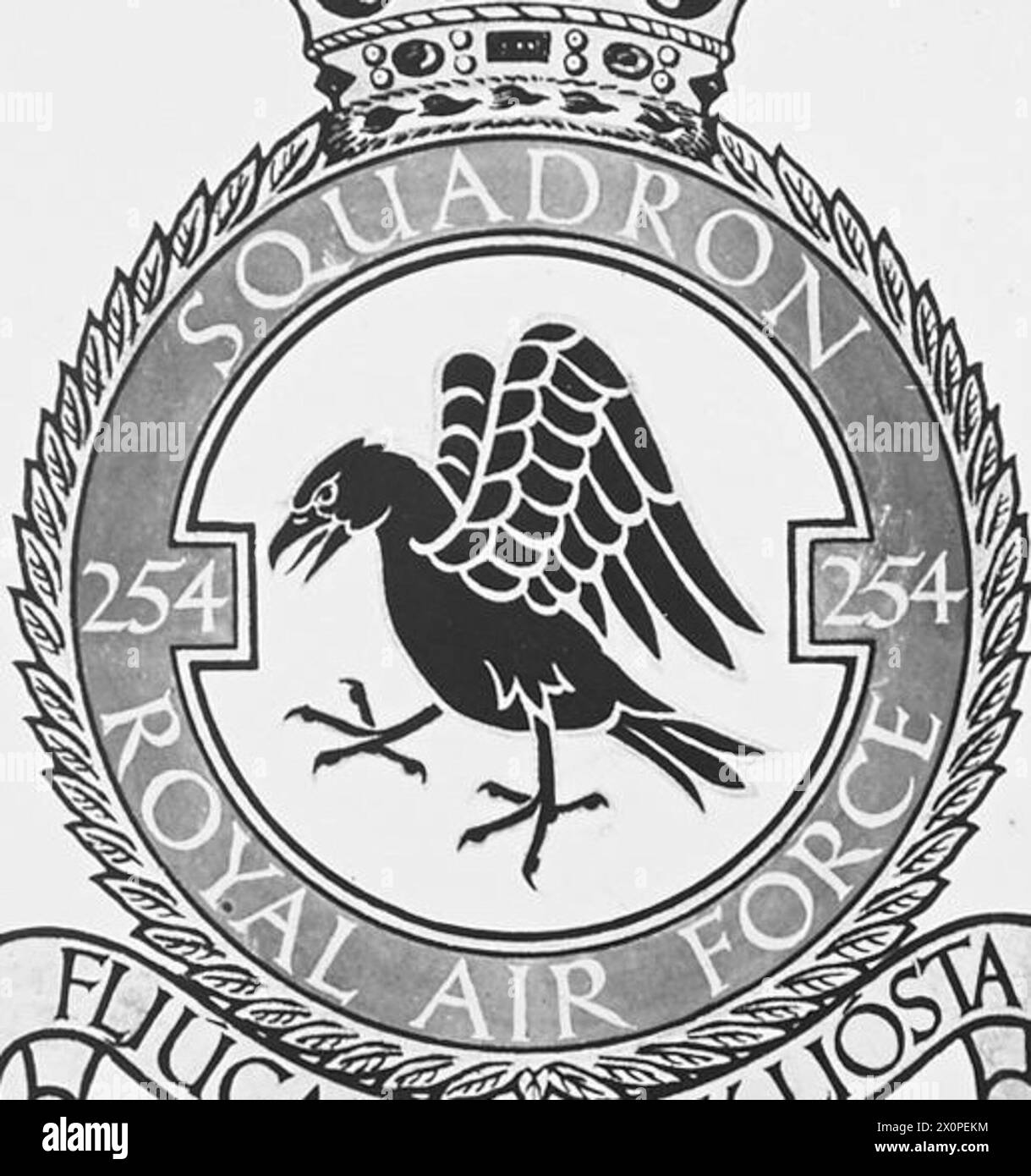 ROYAL AIR FORCE SQUADRON CRESTS - This picture is one of a series ...