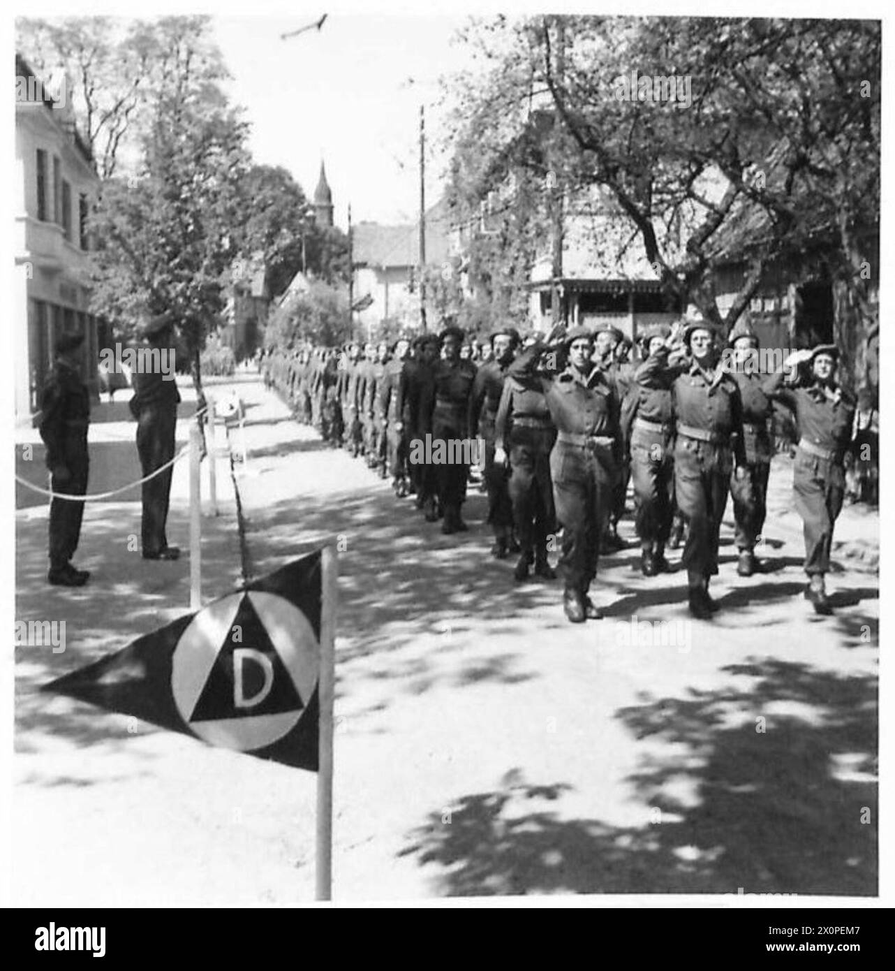 MASSED CHURCH PARADE OF 3RD DIVISION ARTILLERY - 20th A/T Regiment, 3rd ...
