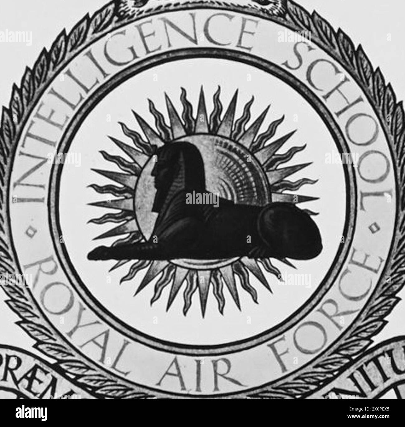 RAF INTELLIGENCE SCHOOL BADGE - Unit badge of the R.A.F. Intelligence ...